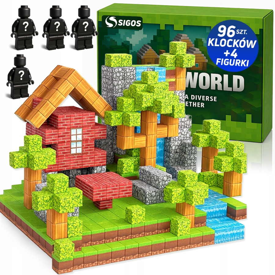 Magnetické Kocky Minecraft - nízka cena na Allegro