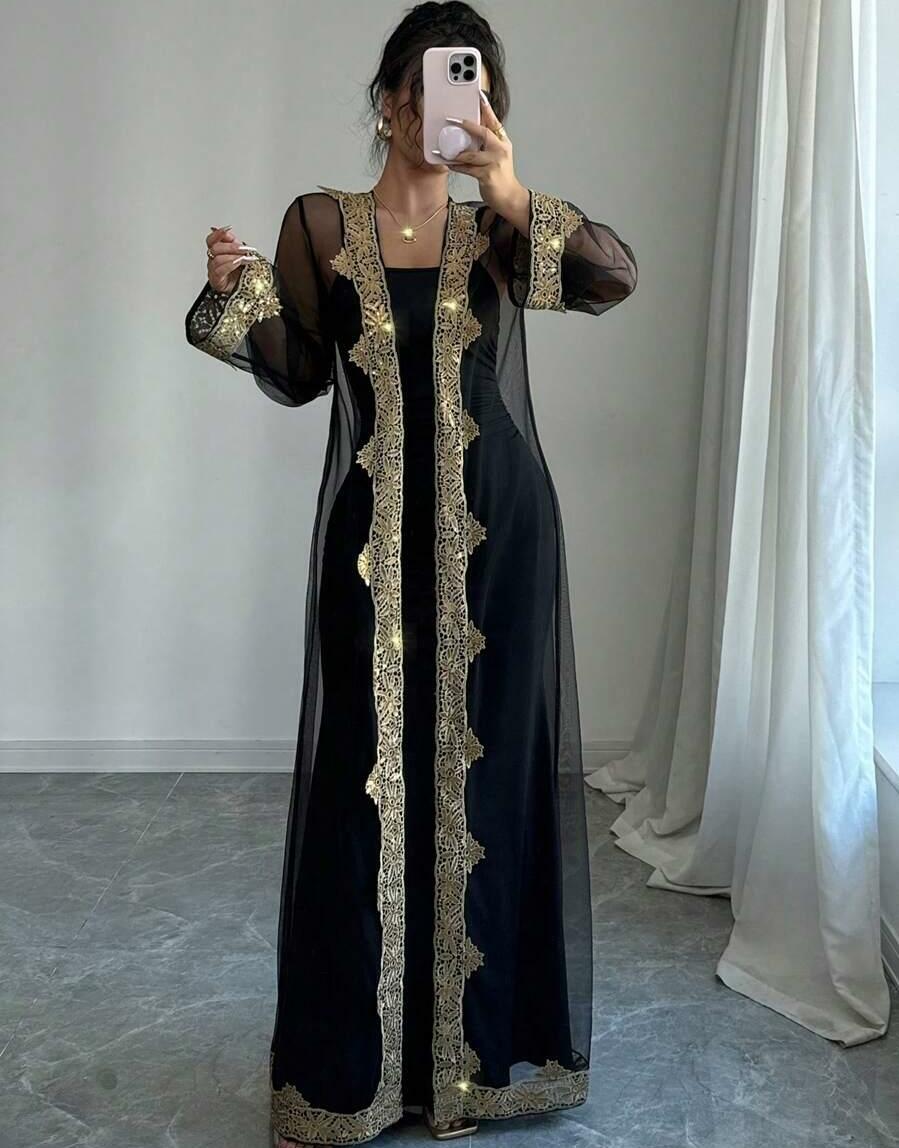 SHEIN SUKIENKA NARZUTKA ZDOBIENIE KOMPLET JPH LT7__XXL • Cena, Opinie • Komplety 17573083169 ...