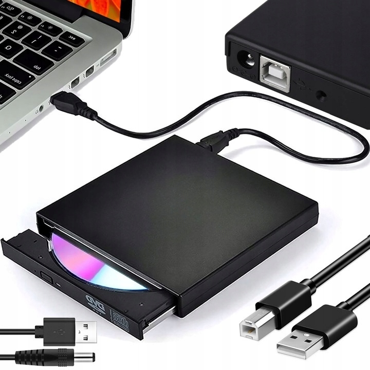 Nagrywarka CD (combo z DVD) zewnętrzna CD-R/DVD - Sklep, Opinie, Cena w Allegro