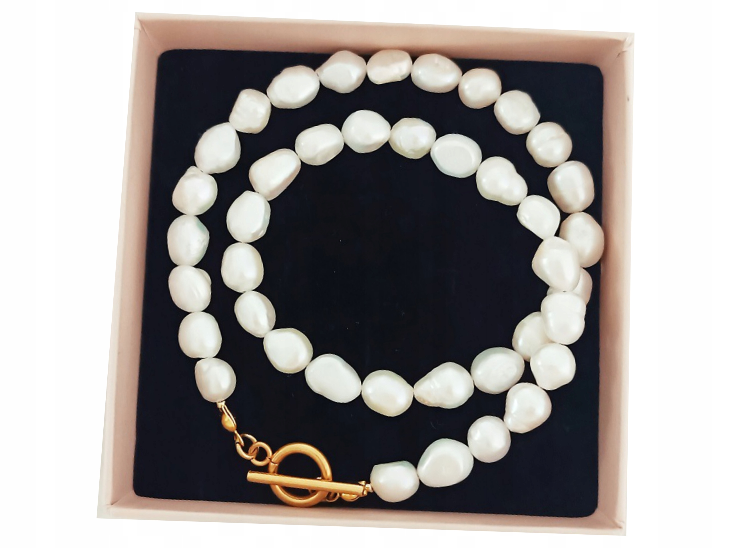 Naszyjnik z Naturalnych Pereł Toggle Perły Naturalne • Cena, Opinie ...