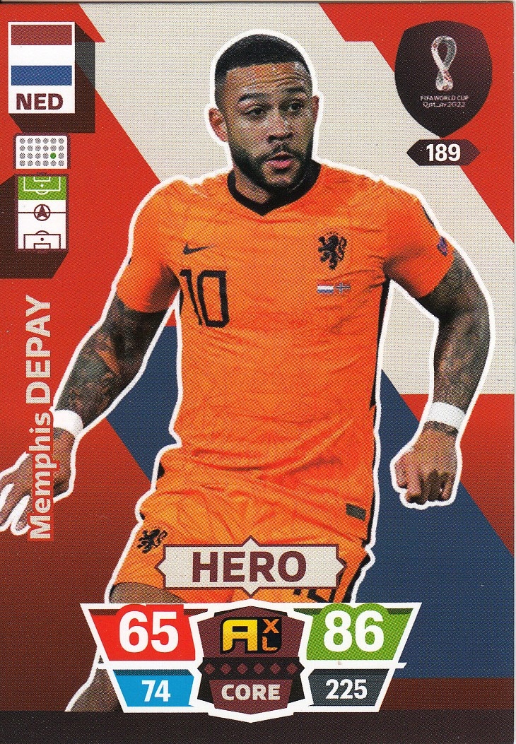 World Cup Qatar 2022 Hero DEPAY 189 - 12591967312 - Allegro