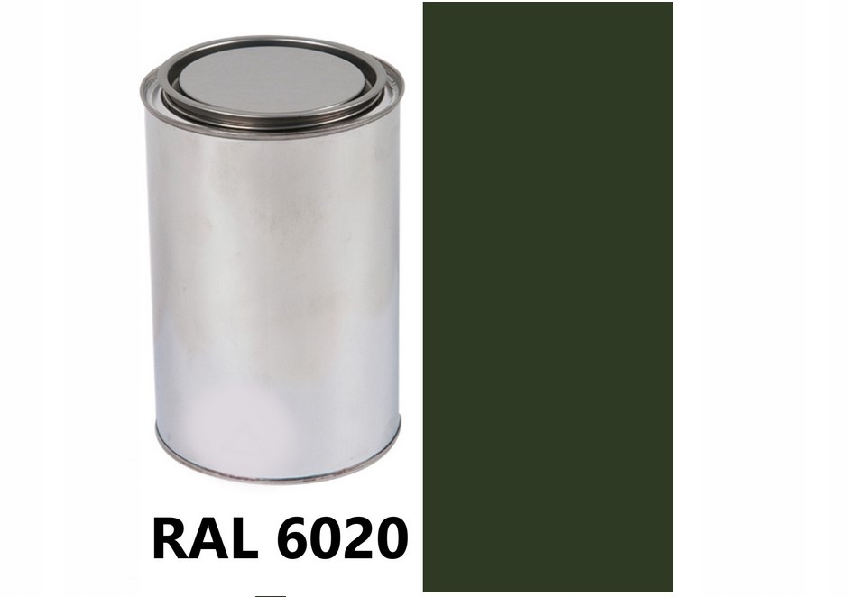 FARBA ALKIDOWA FTALOWA EMALIA LAKIER RAL 6020 MAT 5-16% ZIELONY ...