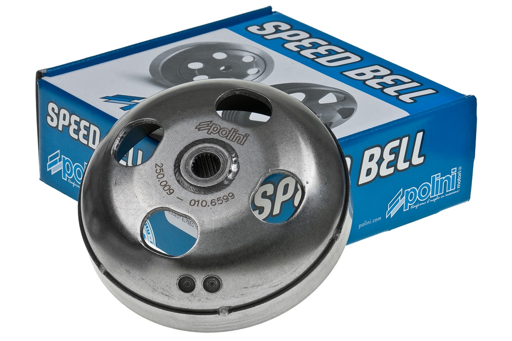 Dzwon sprzęgła Polini Maxi Speed Bell, 135 mm, Piaggio / Peugeot 125 ...