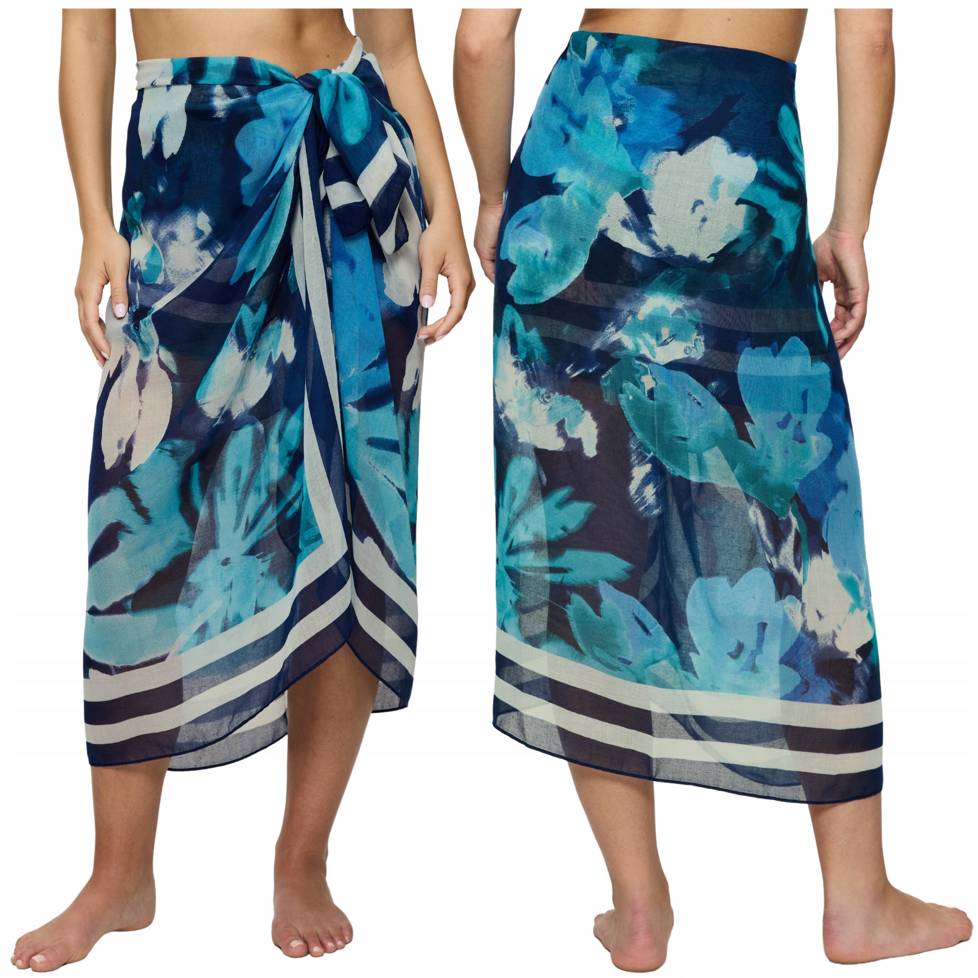 Pareo Triumph Beach MyWear Pareo Niebieski Uniwersalny CHUSTA ...