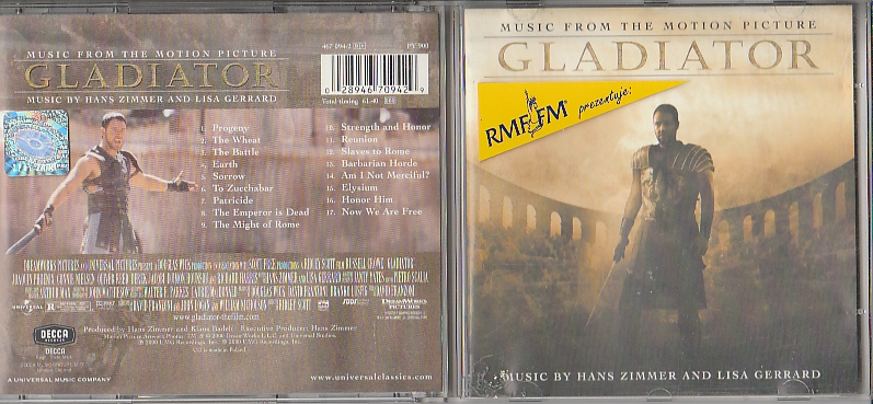 Płyta CD Hans Zimmer Lisa Gerrard - Gladiator 2000 Soundtrack I Wydanie _ 15521564489 - Sklepy ...