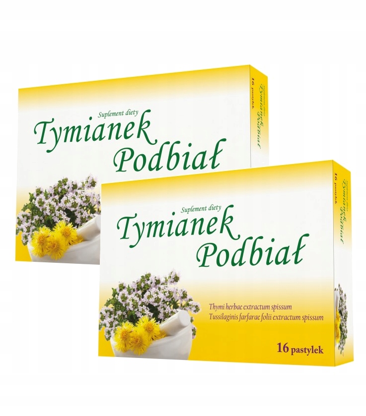 Nord Farm Tymianek Podbiał 32 pastylki Ból gardła 13416636416 - Allegro.pl