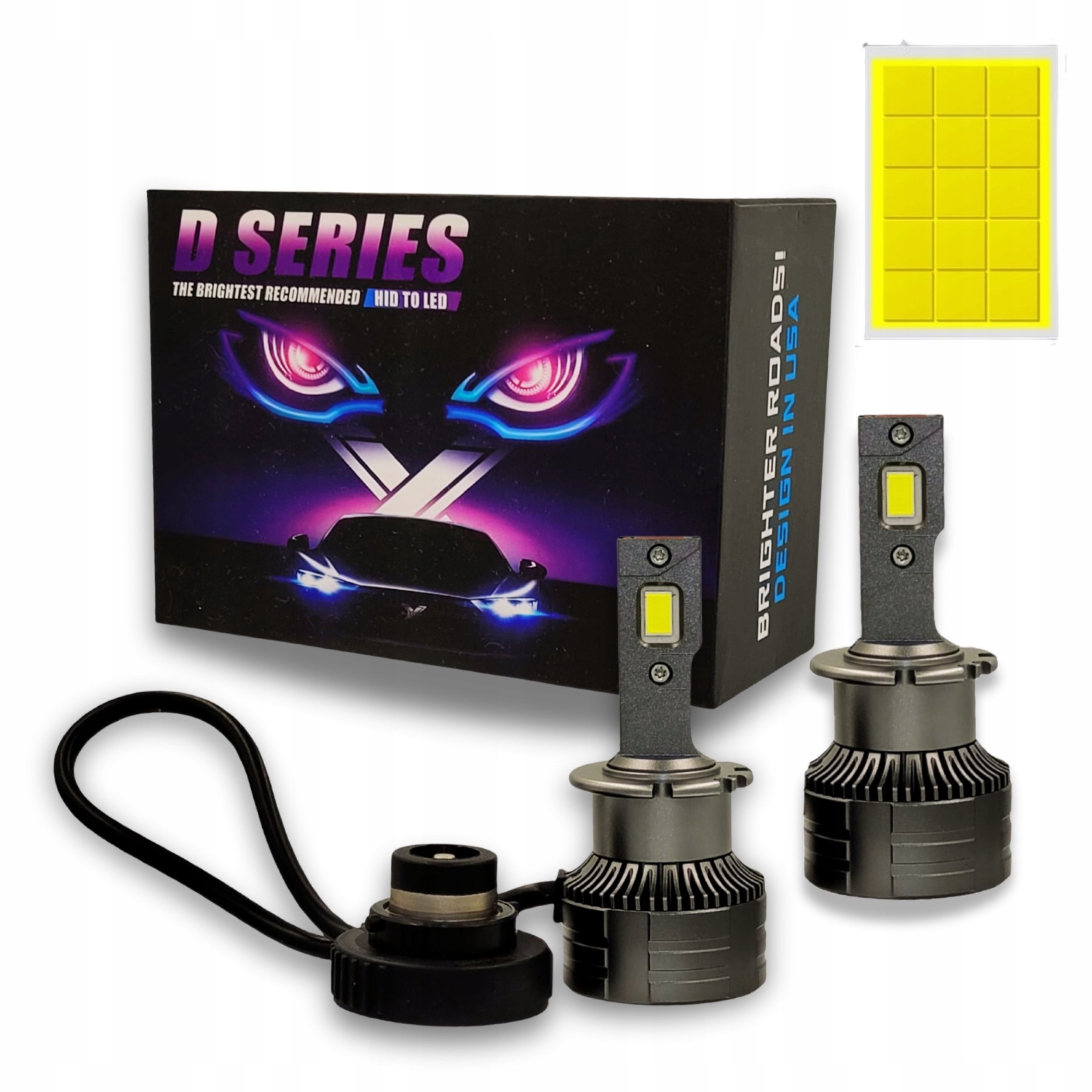 ŻARNIKI LED D2S D2R Apollo D Pro 6500K 28000LM 140W ZAMIENNIKI KSENONÓW ...