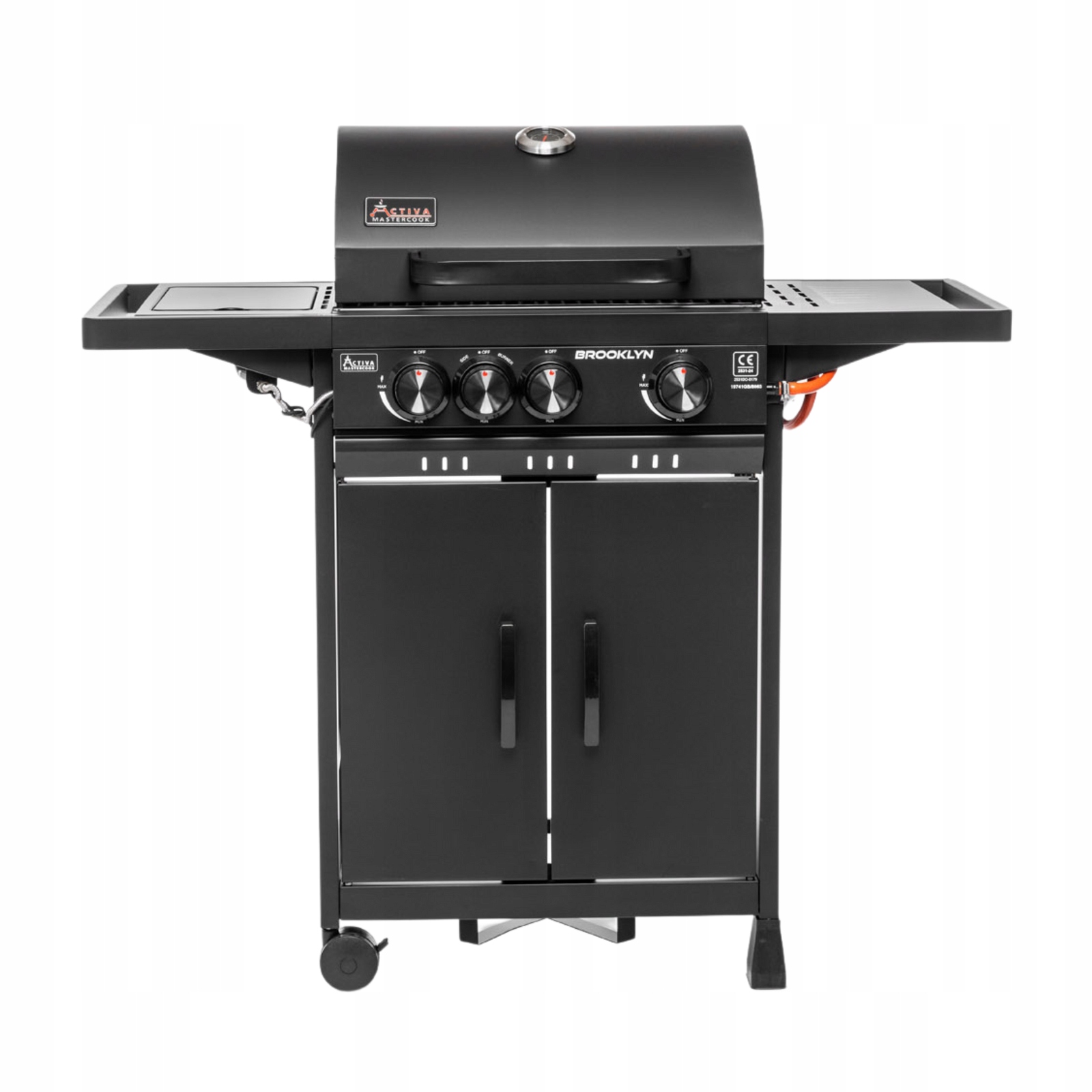 Grill Gazowy Activa Mastercook BROOKLYN 3+1 (8,4 +2,8 kW) - 19741GB ...