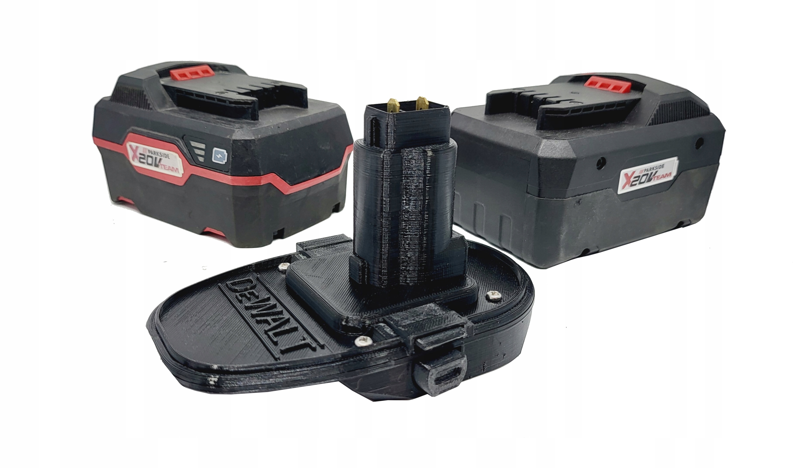 Adapter baterii Parkside x20v do urządzeń Dewalt • Cena, Opinie ...