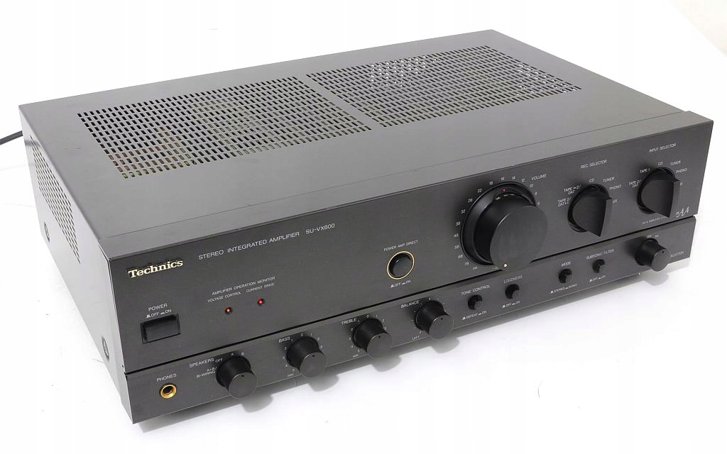 TECHNICS SU-VX600 SOLIDNY WZMACNIACZ STEREO ! - Sklep, Opinie, Cena w Allegro