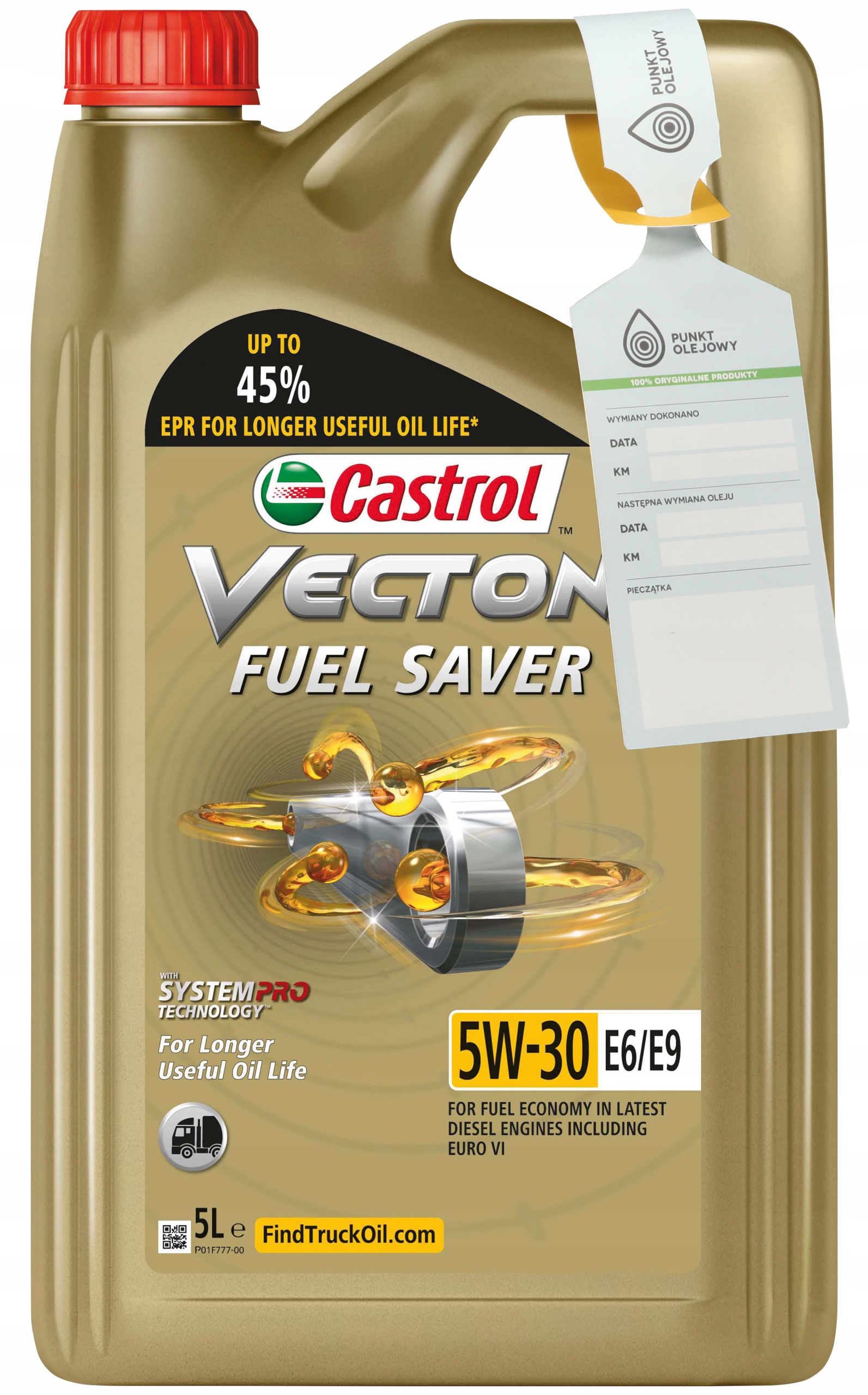 Castrol VECTON FS E6/E9 5W30 - 5L 159CAC za 179,72 zł z Olsztyn ...