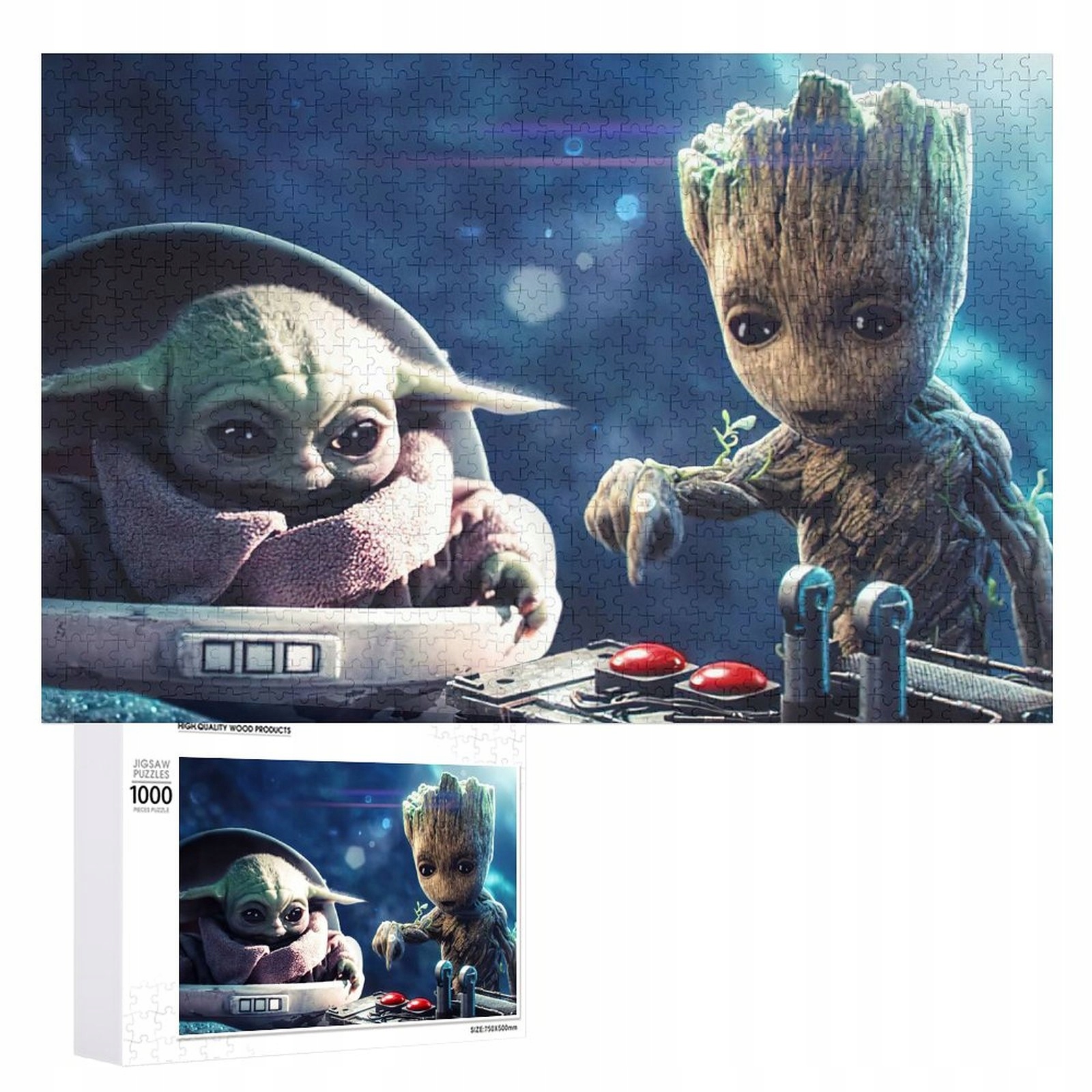 Baby Yoda 3d w Puzzle dla dzieci - Allegro.pl