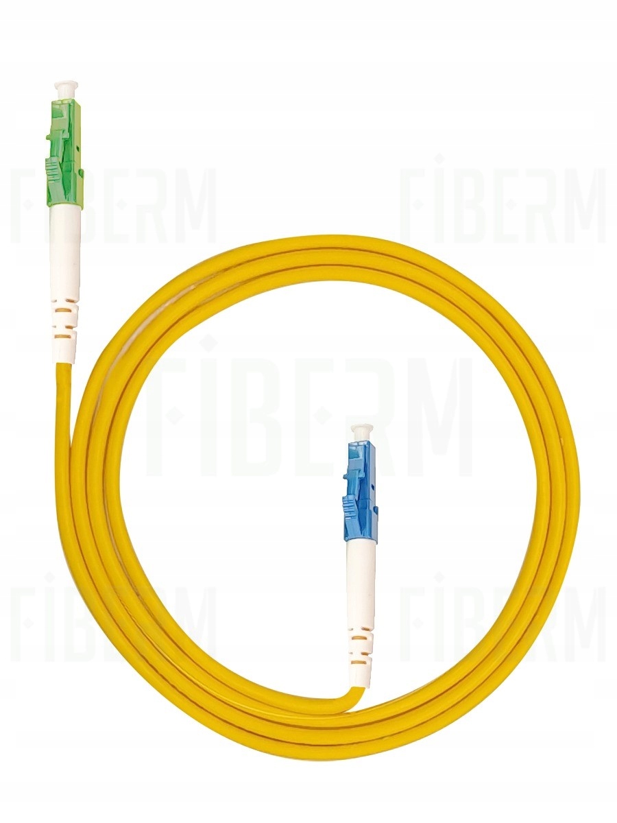 FIBERM Patchcord LC/APC-LC/UPC 3m Single Mode Simplex włókno G.652D 2,0mm P - Sklep, Opinie ...