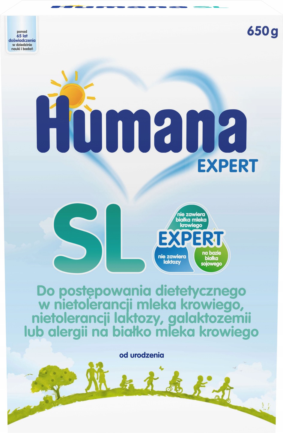 HUMANA SL EXPERT MLEKO BEZ LAKTOZY BIAŁKO SOJOWE 650g 14596720677 ...