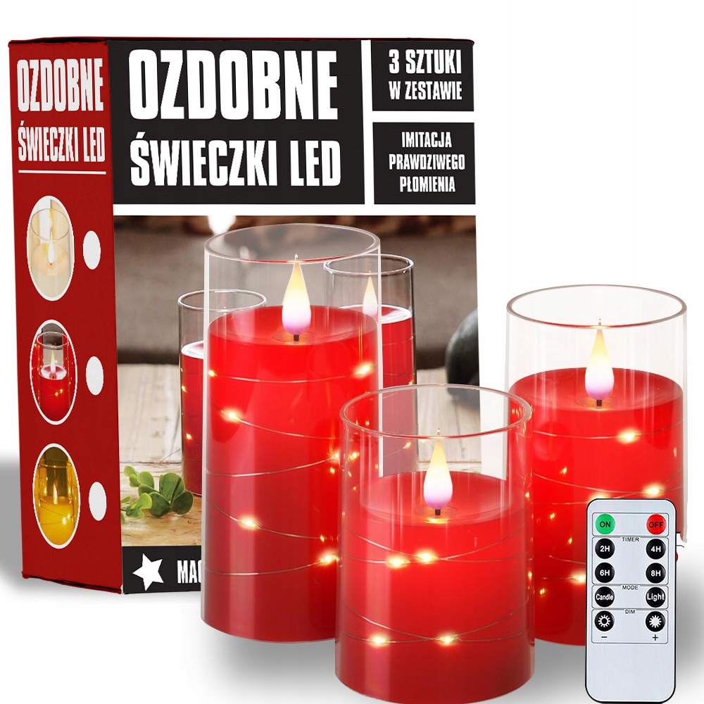 Świeczki Sztuczny Płomień - Niska cena na Allegro