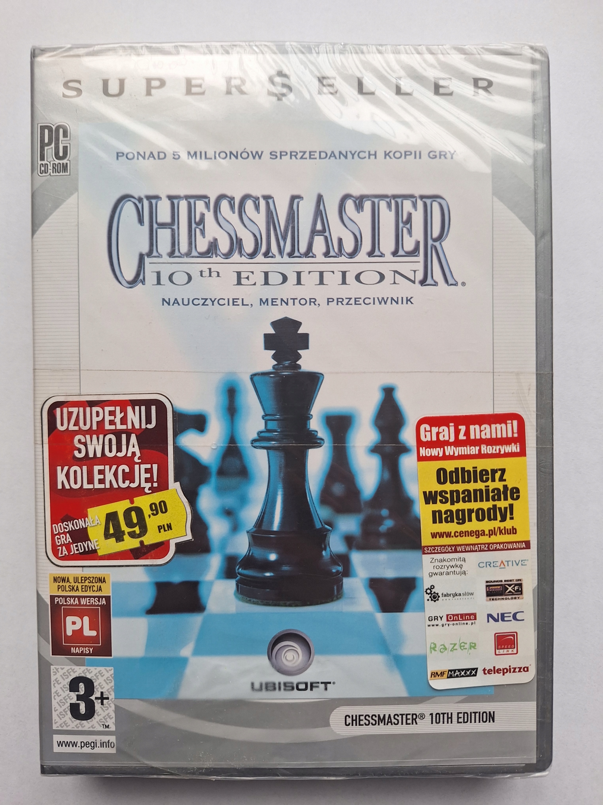 Chessmaster 10th Edition PL Pc Nowy Folia UNIKAT - Stan: Nowy 219.00PLN ...
