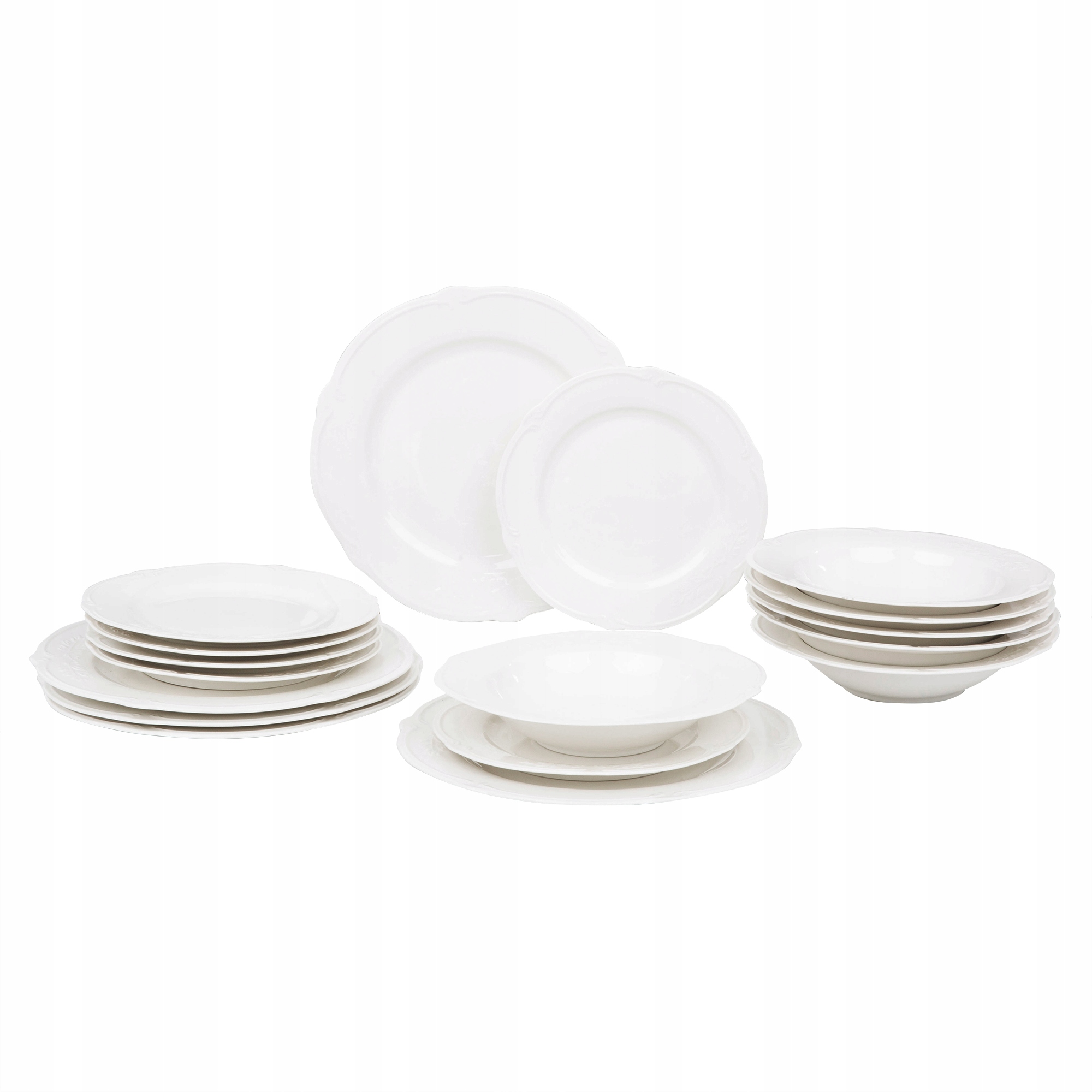 44017 Serwis zestaw obiadowy dla 6 osób Ambition Pola 18 elementowy ...