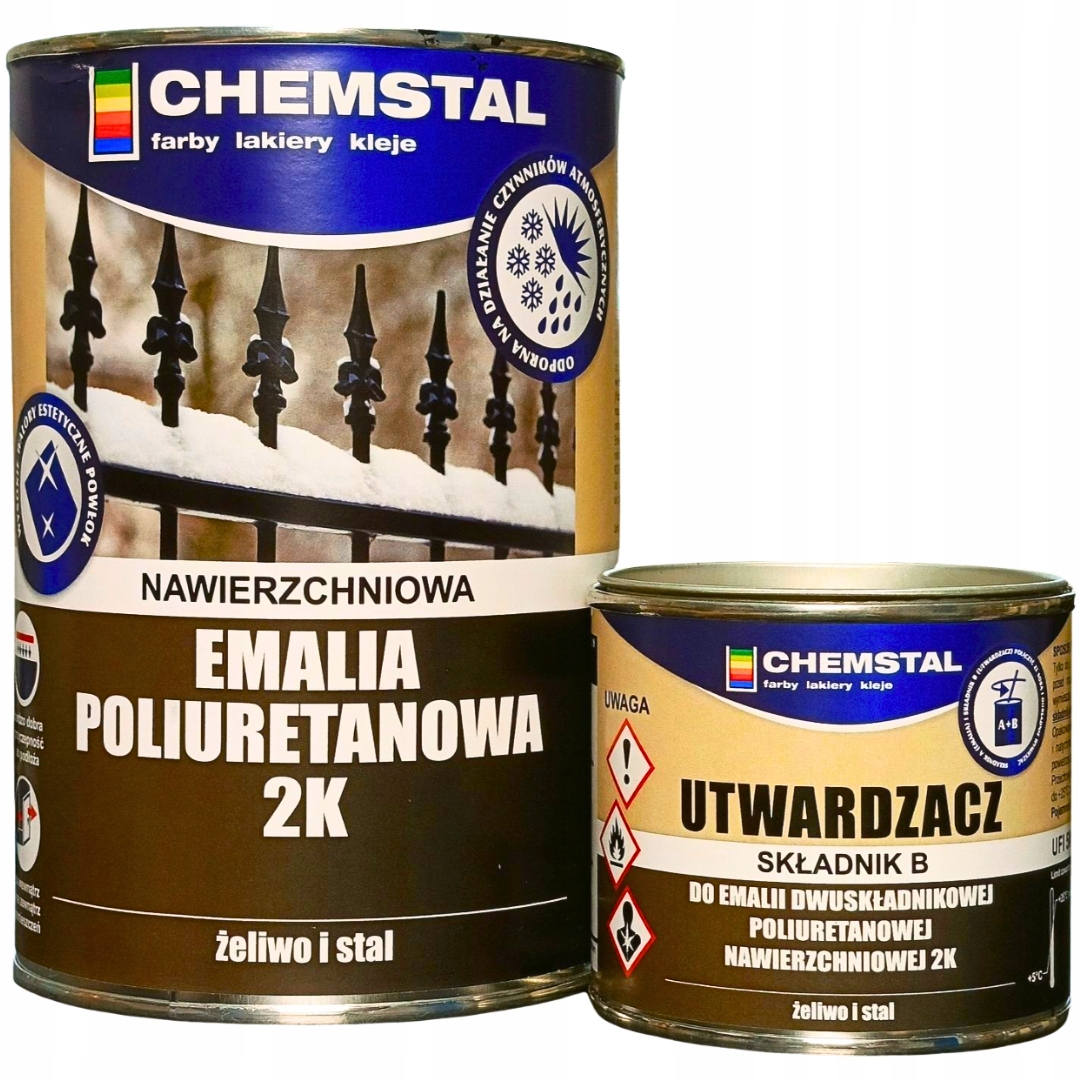 FARBA POLIURETANOWA DO METALU RAL 7021 6L SUPER TWARDA $ (5907699227723) • Cena, Opinie • Farby ...