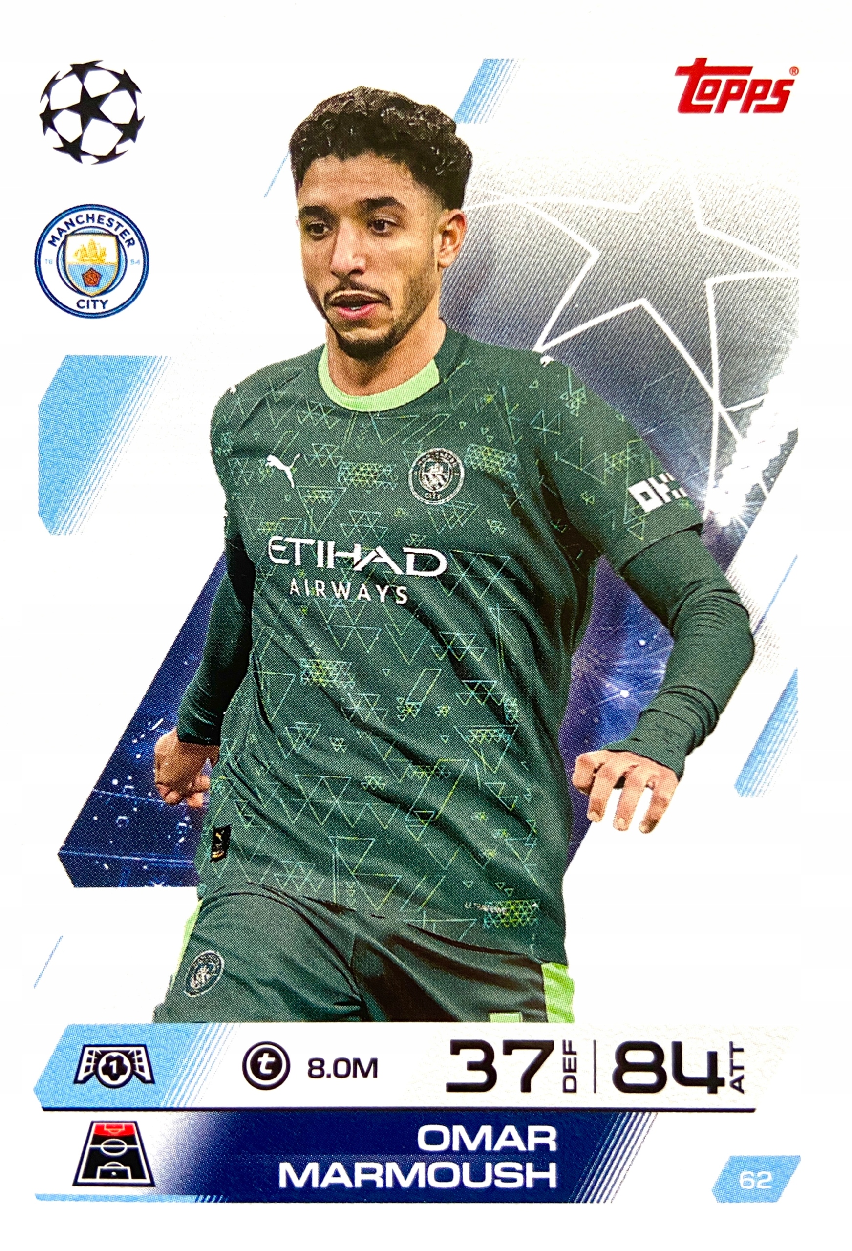 MATCH ATTAX UCL 2025/26 2026 62 OMAR MARMOUSH MANCHESTER CITY za 0.75EUR - Allegro