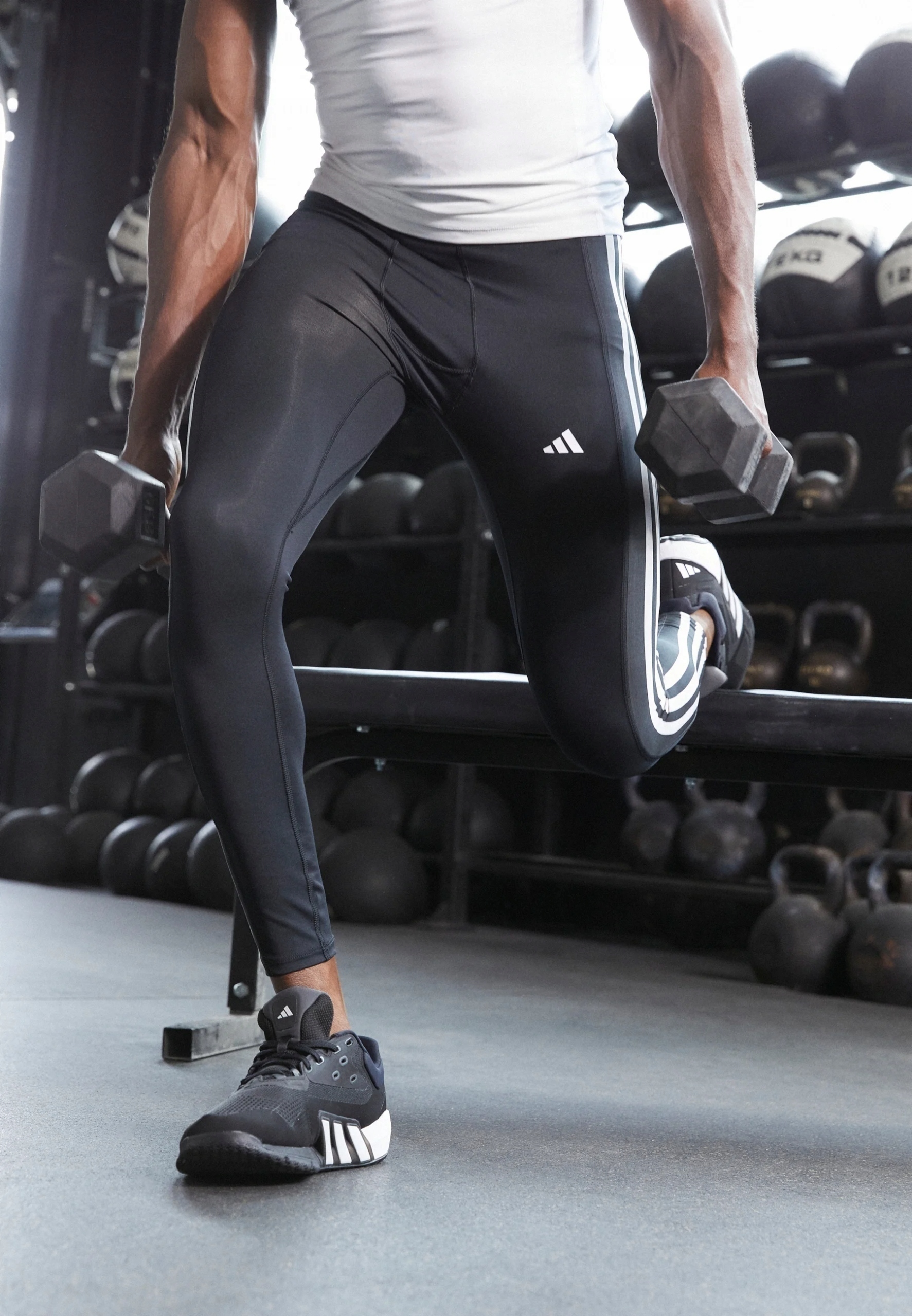 ADIDAS XS CZARNE LEGGINSY TECHFIT 3 J21895 - porównaj ceny - Allegro.pl