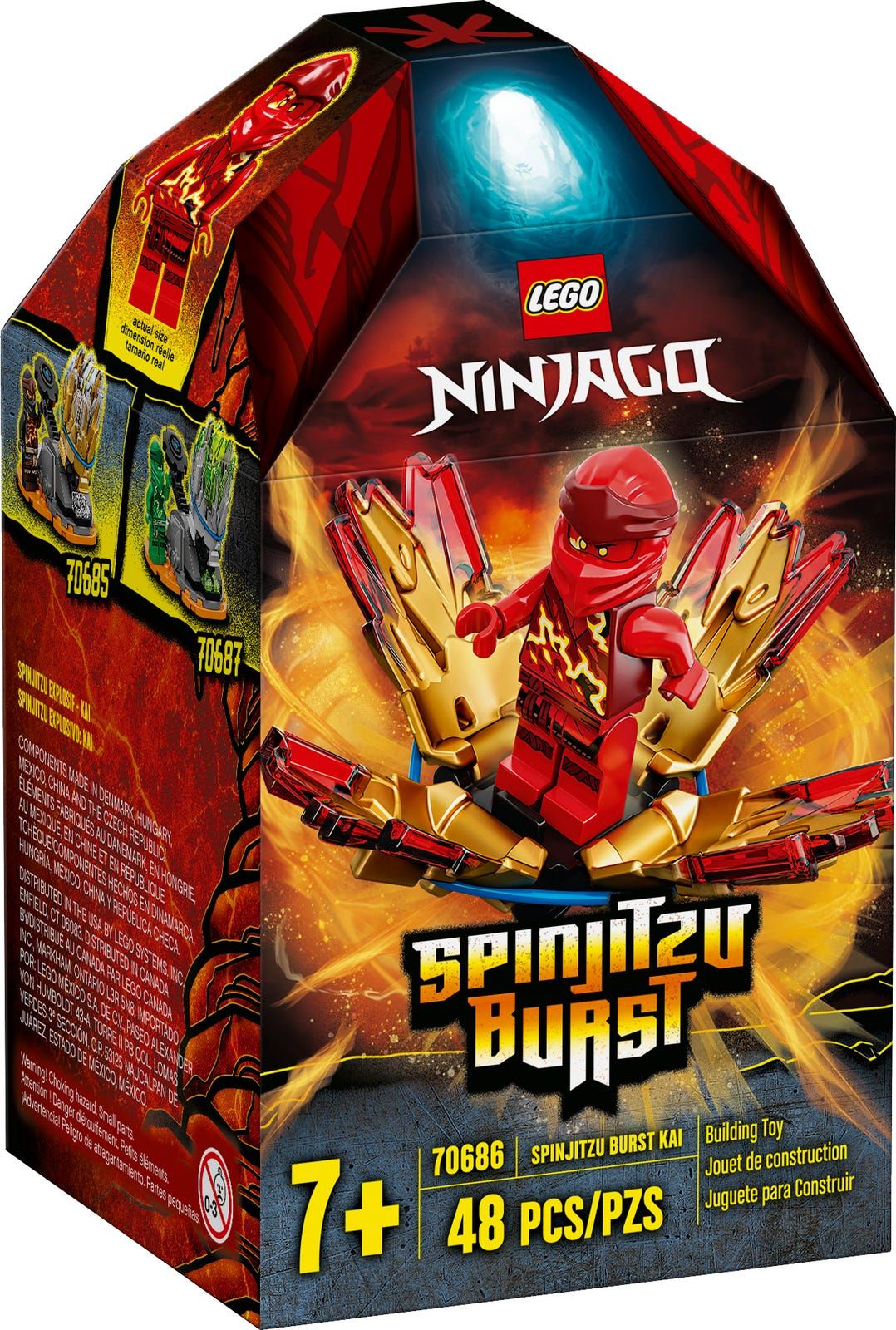 LEGO Ninjago 70686 - Wybuch Spinjitzu - Kai (5702016616842) • Cena ...