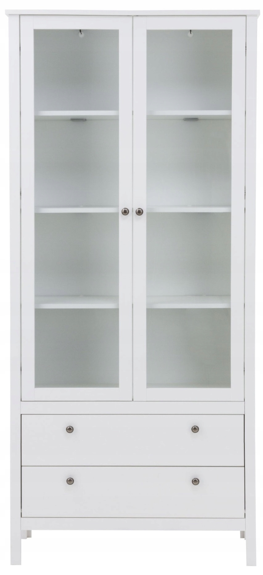 Witryna Regał Szuflada OLE MEBELBOS 2w2s biały • Cena, Opinie • Witryny ...