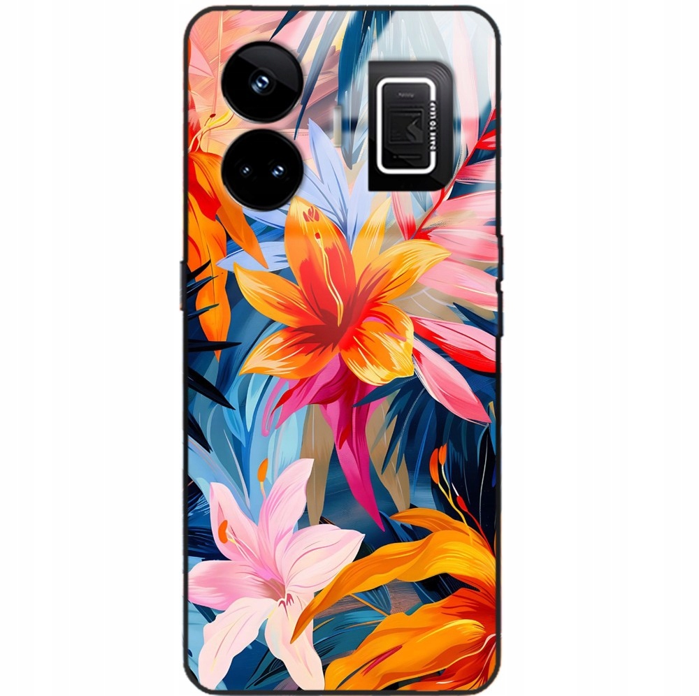 TOK REALME GT NEO 5 CASE GLASS-HOZ RAGYOGÓ TERMÉSZET VIRÁGOK MIX za 3870.00HUF-ért - Allegro