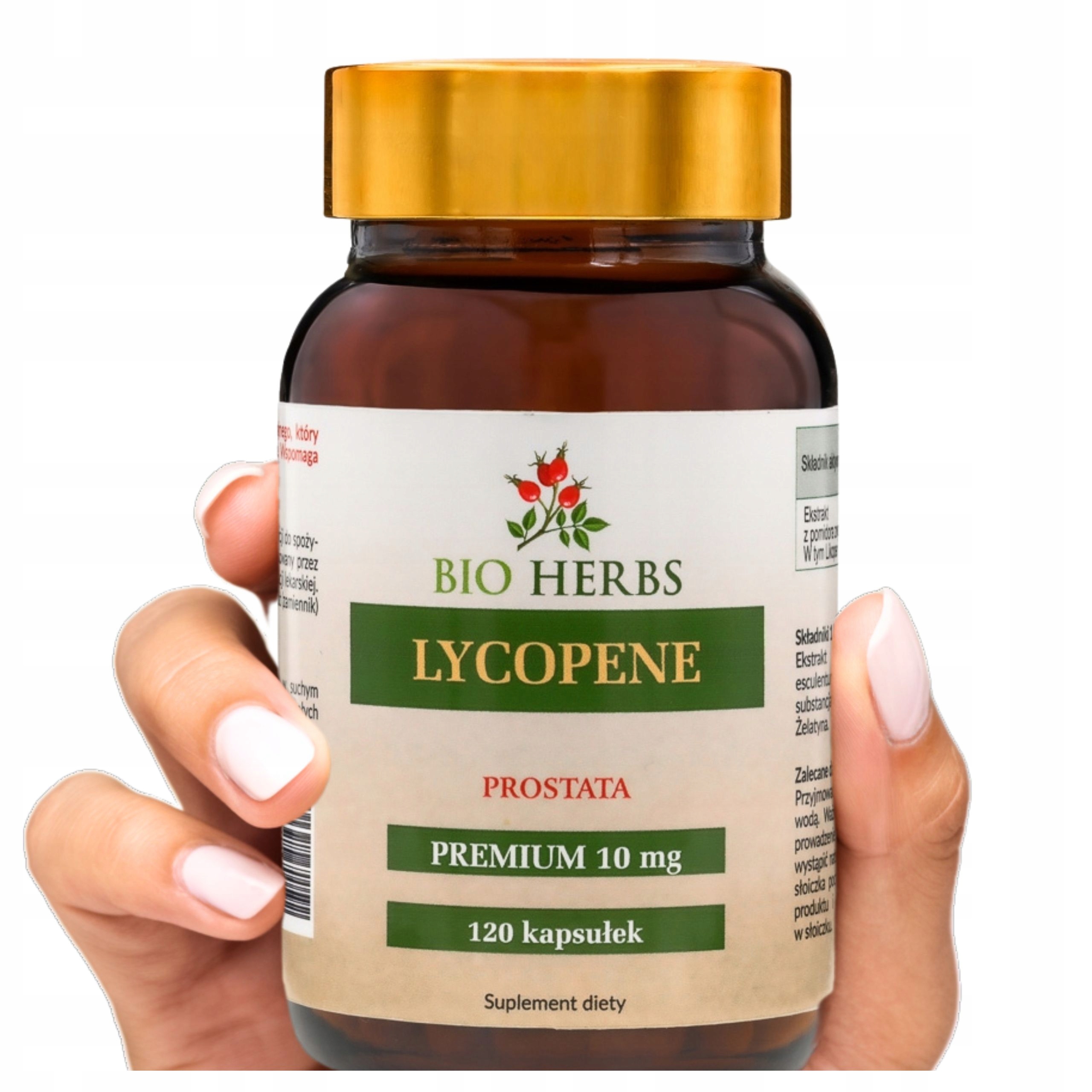 Likopen lycopene 10mg antyoksydant mężczyzna prostata serce 120 ...