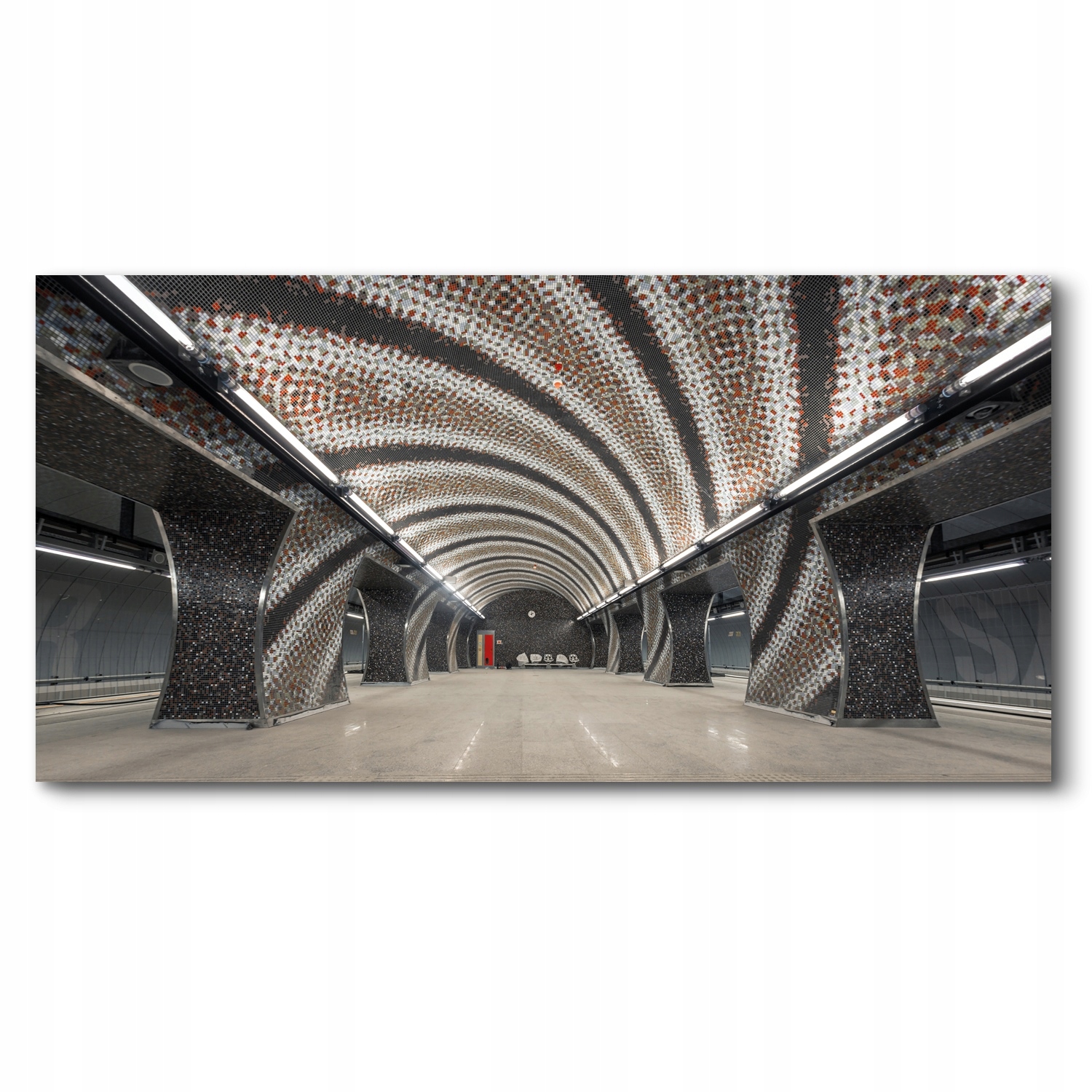 Stanice metro tunel 140x70 Obraz canvas do ložnice za 1649.00CZK - Allegro