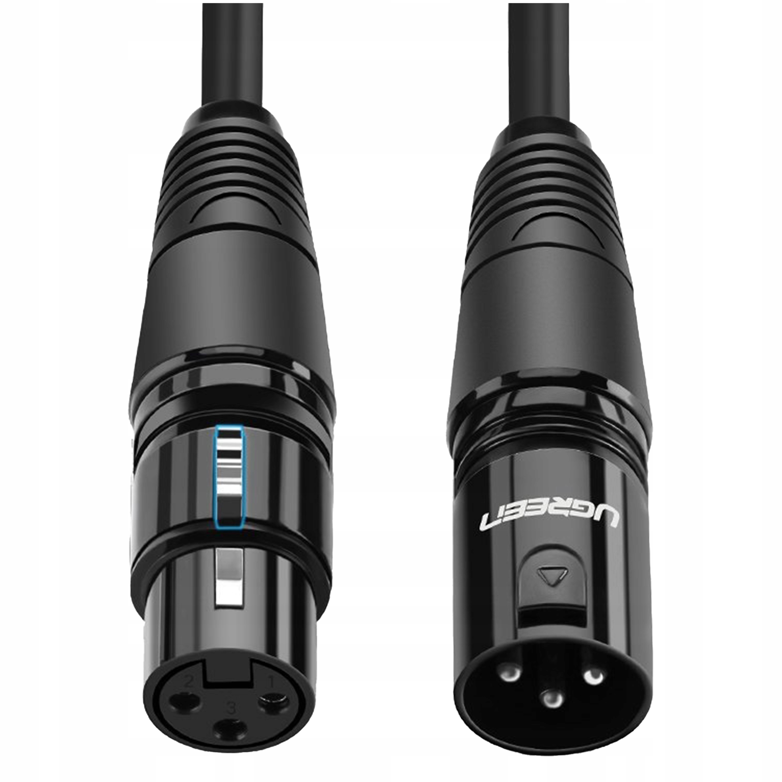 UGREEN KABEL PRZEWÓD AUDIO DO MIKROFONU XLR żeński - XLR męski 1m ... UGREEN KABEL PRZEWÓD AUDIO DO MIKROFONU XLR żeński - XLR męski 1m ...