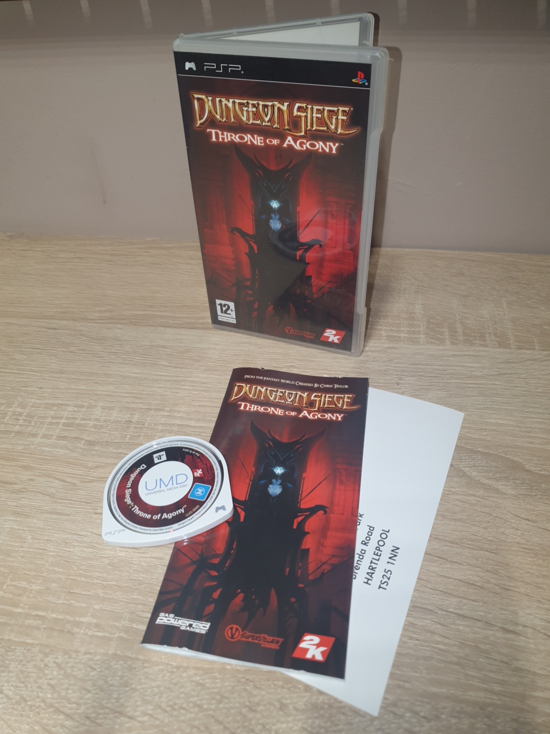 DUNGEON SIEGE THRONE OF AGONY PlayStation Portable (PSP) pudełkowa ...