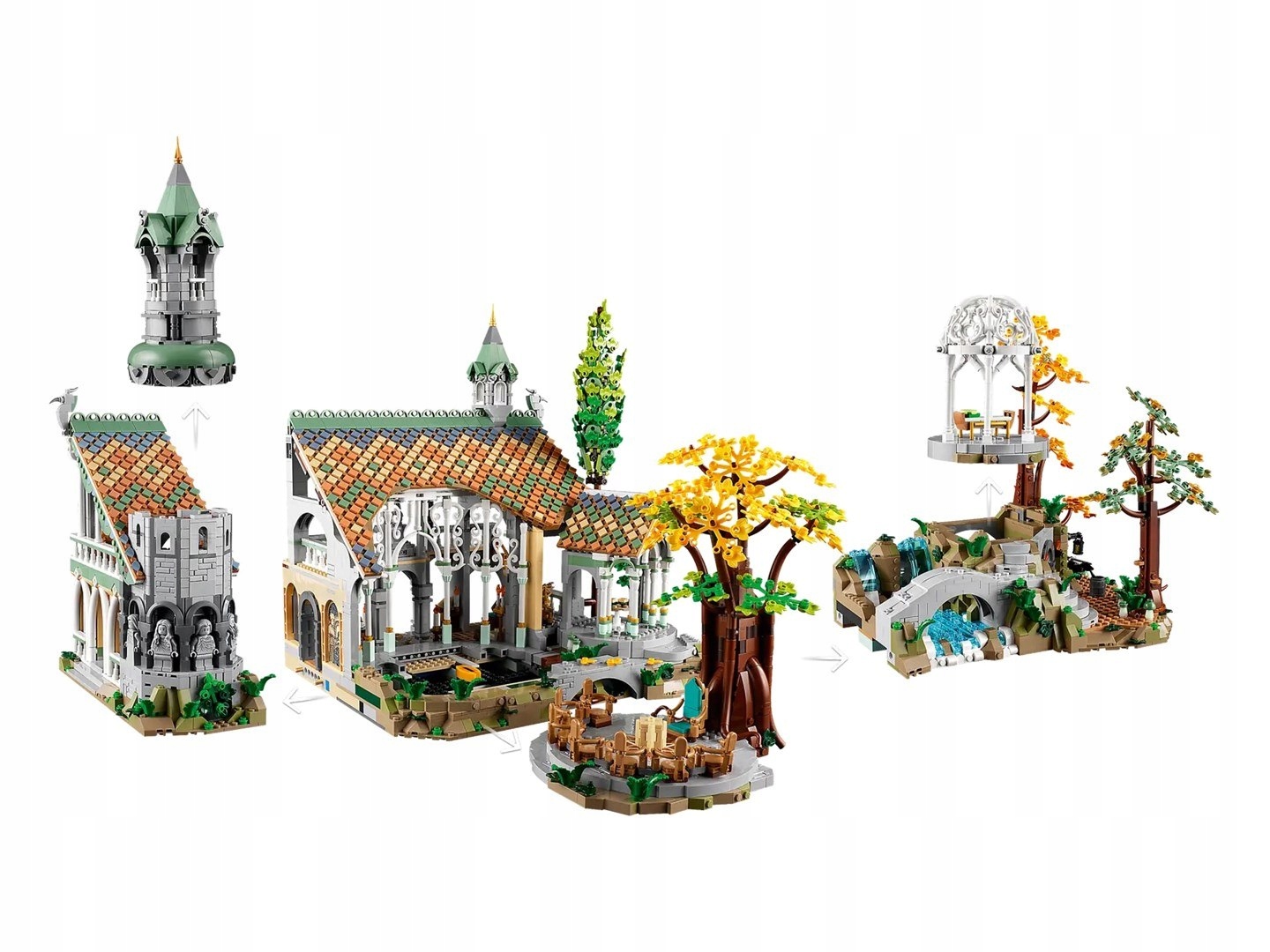 LEGO Icons 10316 Władca Pierścieni: Rivendell (5702017416892) • Cena ...