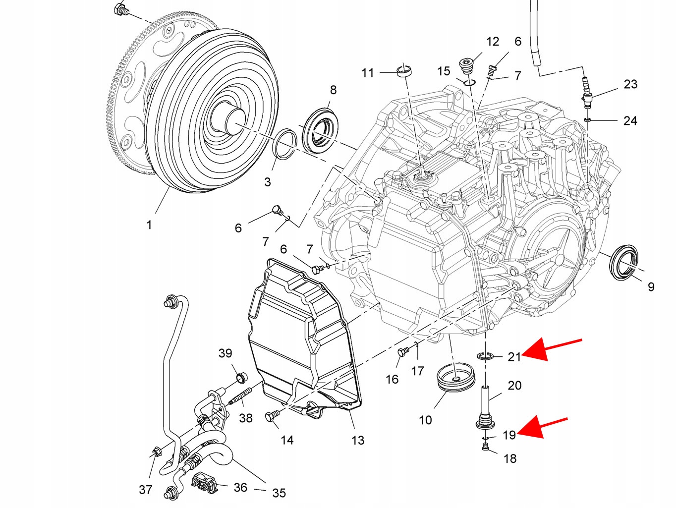 101161 - 7L OIL + GEARBOX SEALS AUTOMATIC OPEL SIGNUM купить на Avtoex ...