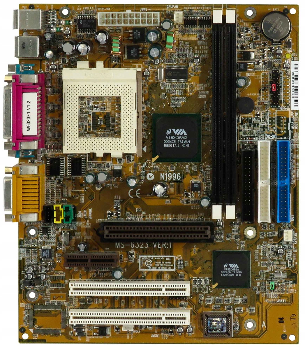 MSI MS-6323 s.370 SDRAM AGP PCI mATX w Żary - Sklep, Opinie, Cena w Allegro