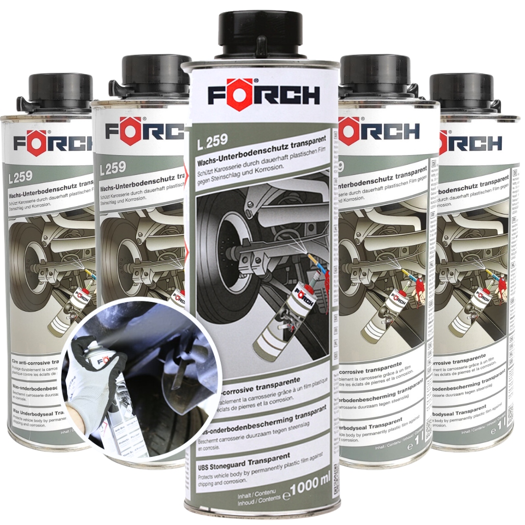 FORCH L259 WOSK OCHRONNY DO KONSERWACJI PODWOZIA 1L x 5 szt ...
