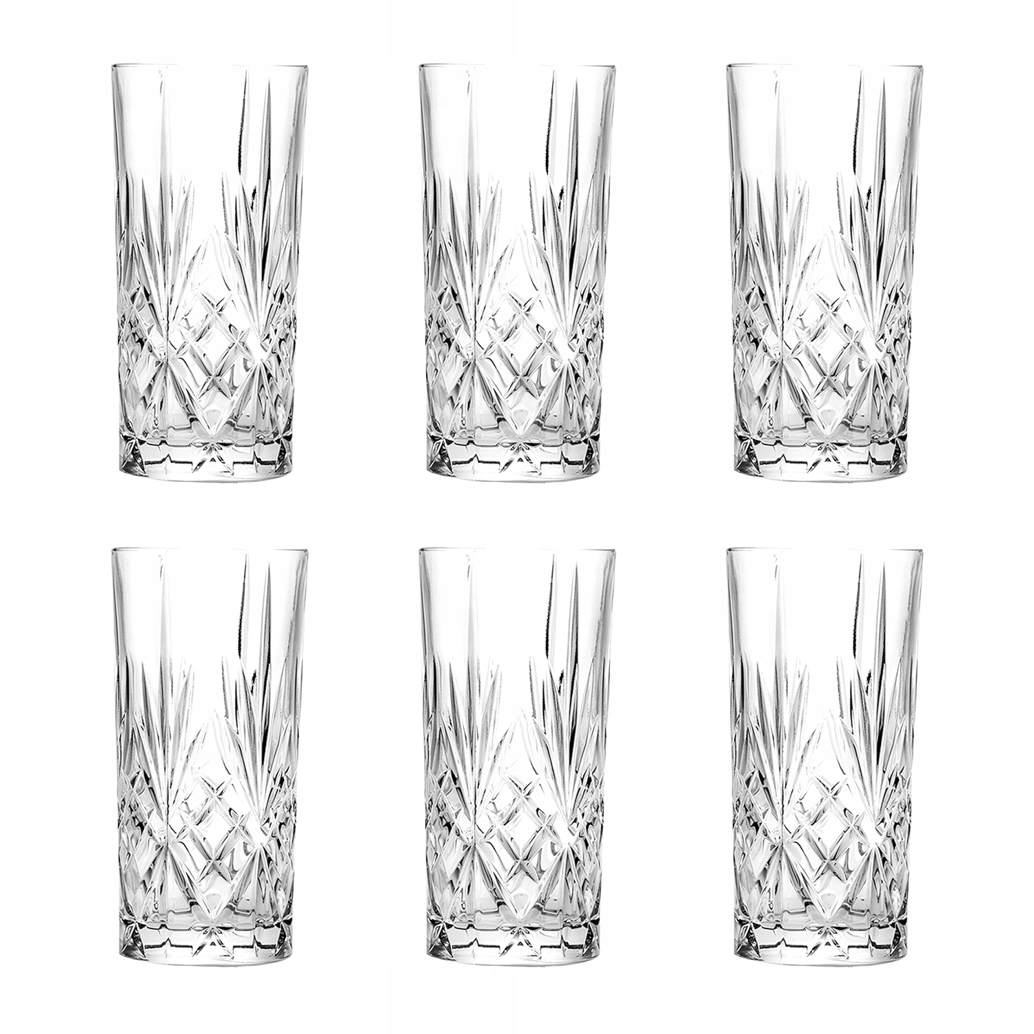 Szklanki Kryształowe Wysokie do Soku Napojów Drinków Melodia 360 ml RCR ... Szklanki Kryształowe Wysokie do Soku Napojów Drinków Melodia 360 ml RCR ...
