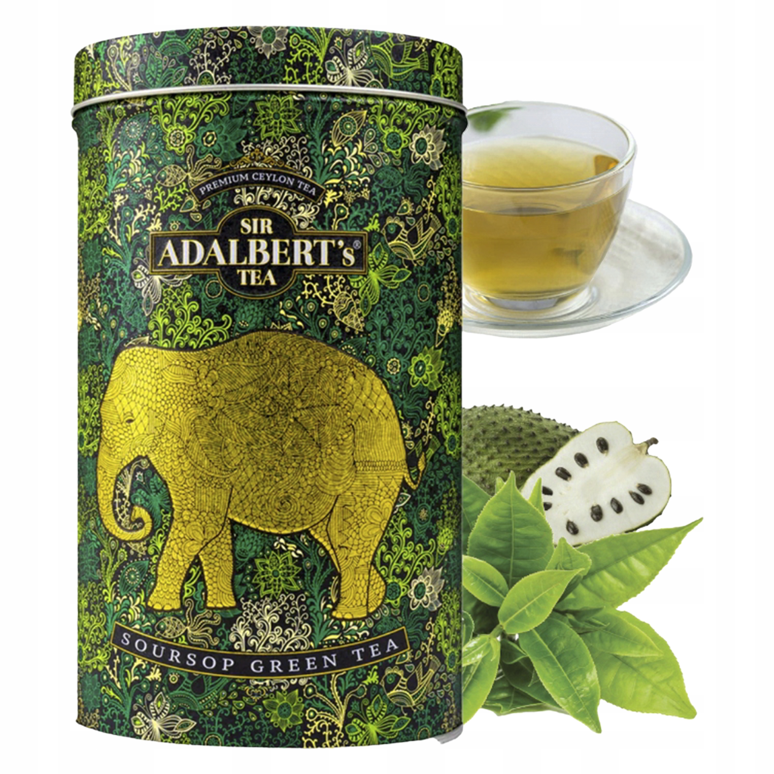Herbata zielona liściasta Sir Adalbert's Tea 110 g (4792331001066 ...