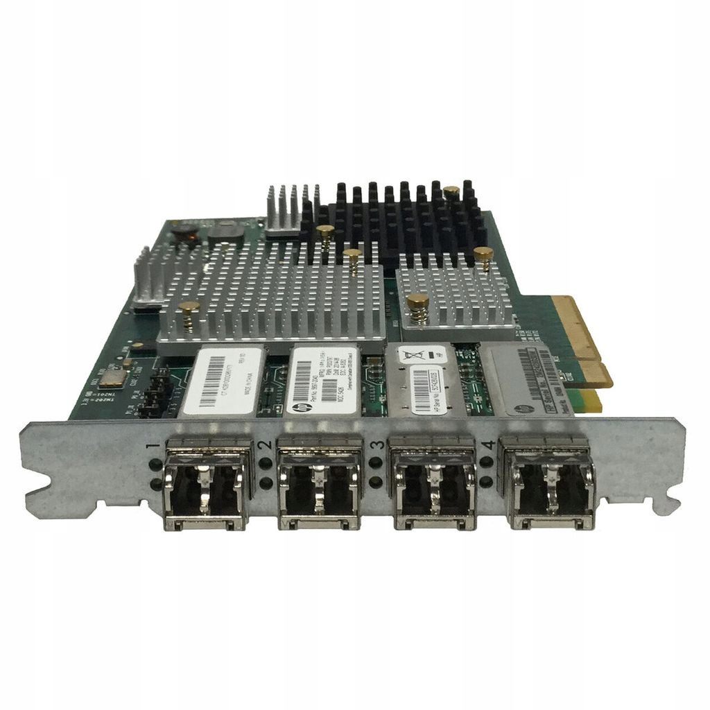 HP EMULEX LPE12004 4x8GB SFP+GBIC 5697-2043 - Sklep, Opinie, Cena w Allegro