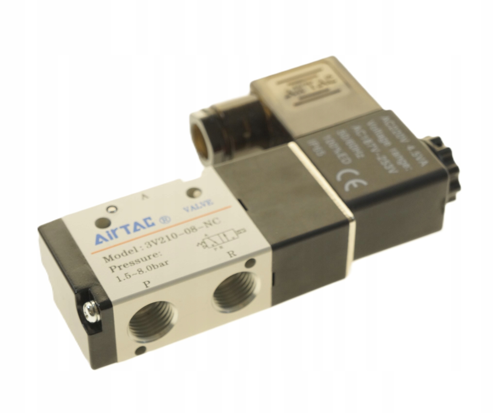 ELEKTROZAWÓR AIRTAC 3V210-08-NC 3/2-1/4-NC-220 V/230VAC • Cena, Opinie • Pneumatyka 15602898703 ...