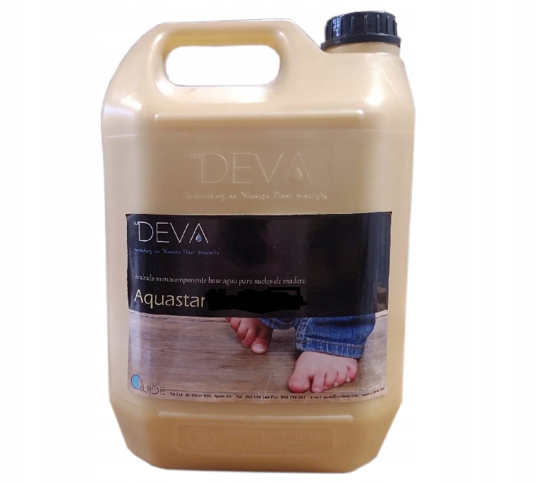 Lakier do parkietu Deva Aquastar MAT 5L (4006850782642) • Cena, Opinie ...