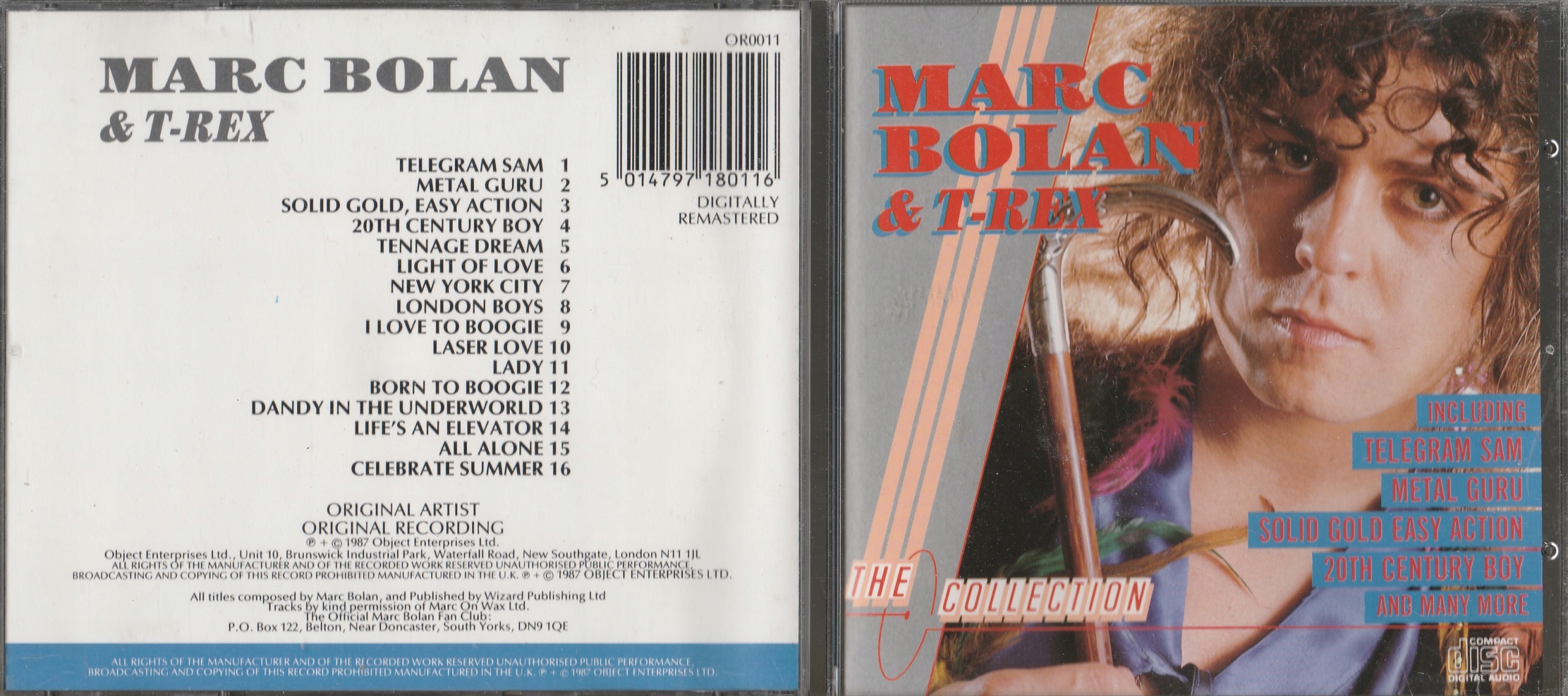 Płyta CD Marc Bolan & T-Rex - The Collection 1987 Best Of Greatest Hits ...