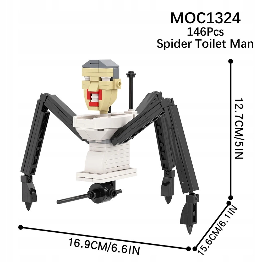Skibidi Toilet Man vs Monitor Game Audio Robot Camera Model za 764 Kč ...