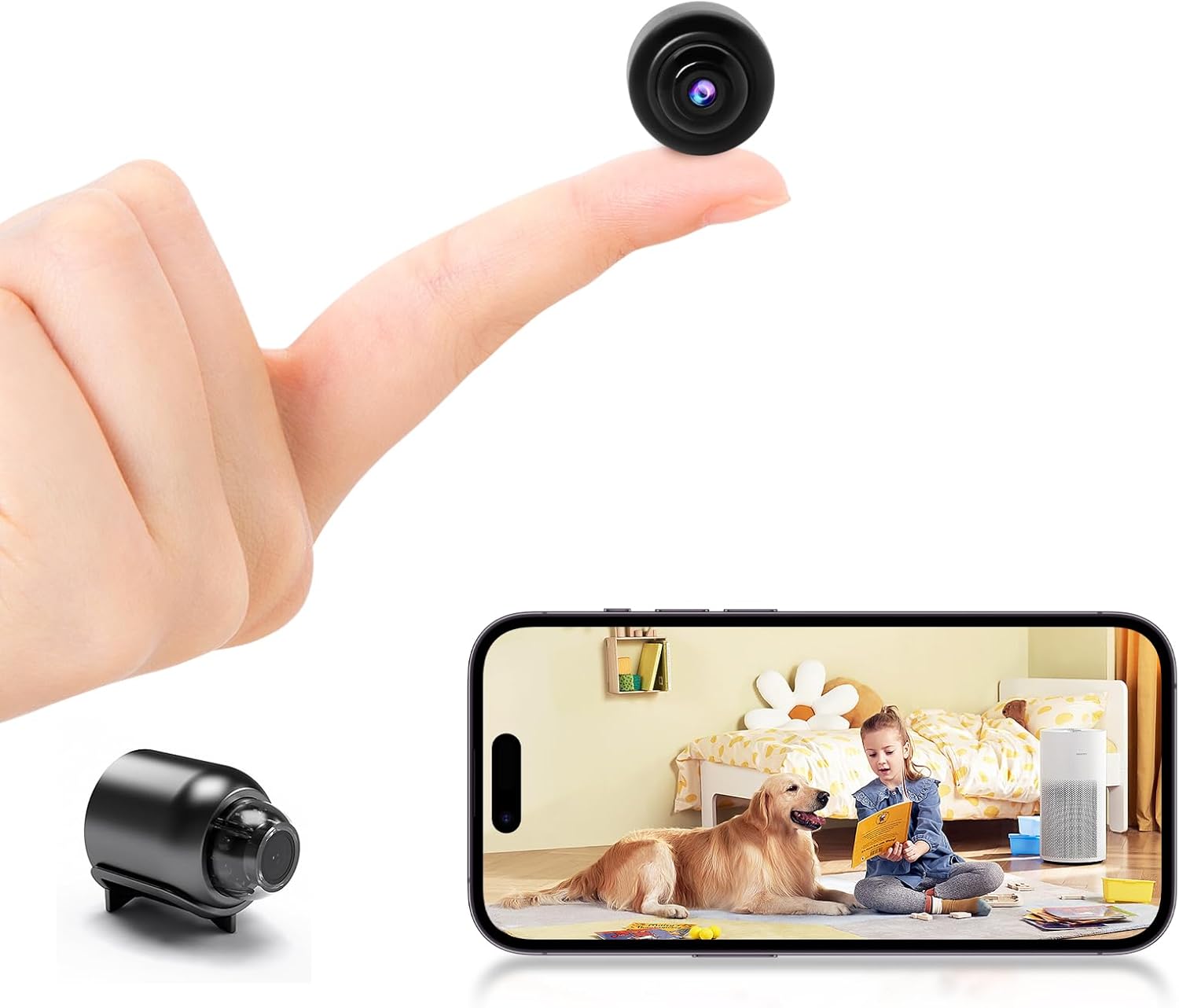 MINI KAMERA MONITORUJĄCA UKRYTA HD WIFI BEZPRZEWODOWA - Sklep, Opinie ...