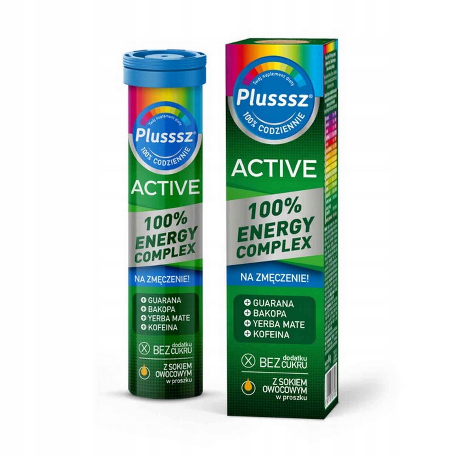 Plusssz Suplement diety active 100 % energy complex 20 tabletek ...