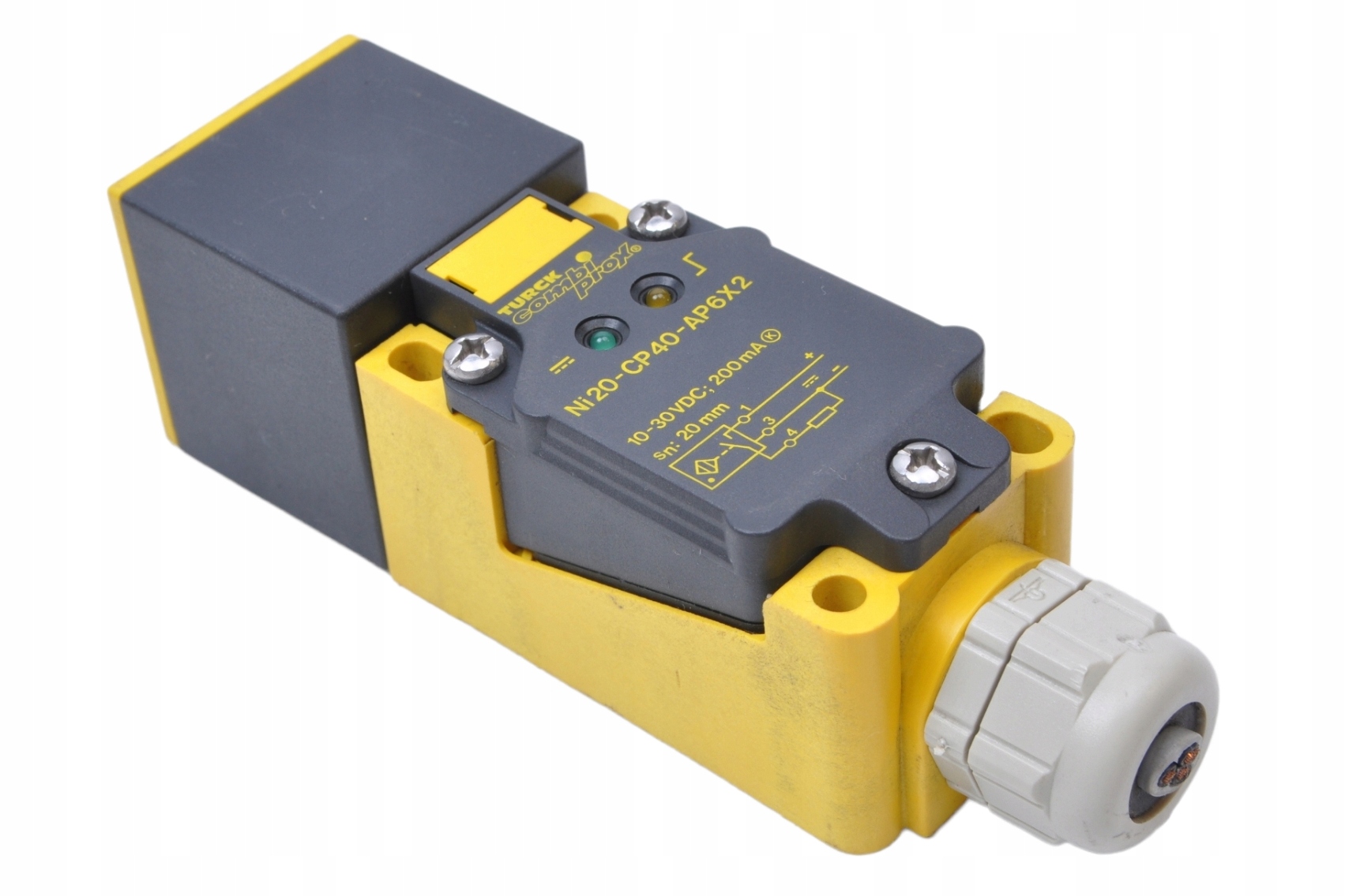 TURCK czujnik indukcyjny NI20-CP40-AP6X2, 10-30V (NI20-CP40-AP6X2 ... TURCK czujnik indukcyjny NI20-CP40-AP6X2, 10-30V (NI20-CP40-AP6X2 ...