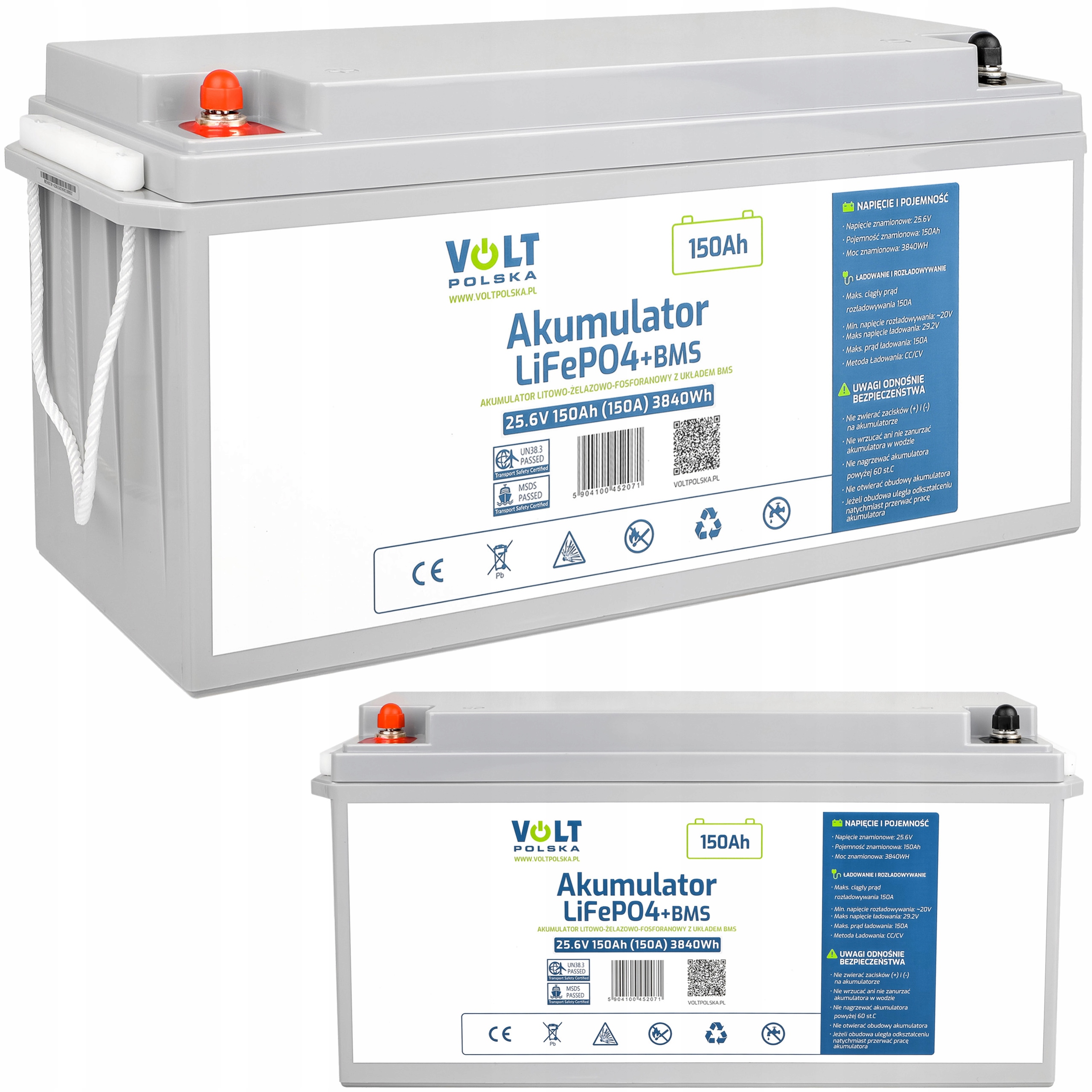 AKUMULATOR LiFePO4 BMS 150Ah 25,6 V 150A BEZOBSŁUGOWY DO ŁODZI KAMPERA - Sklep, Opinie, Cena w ...