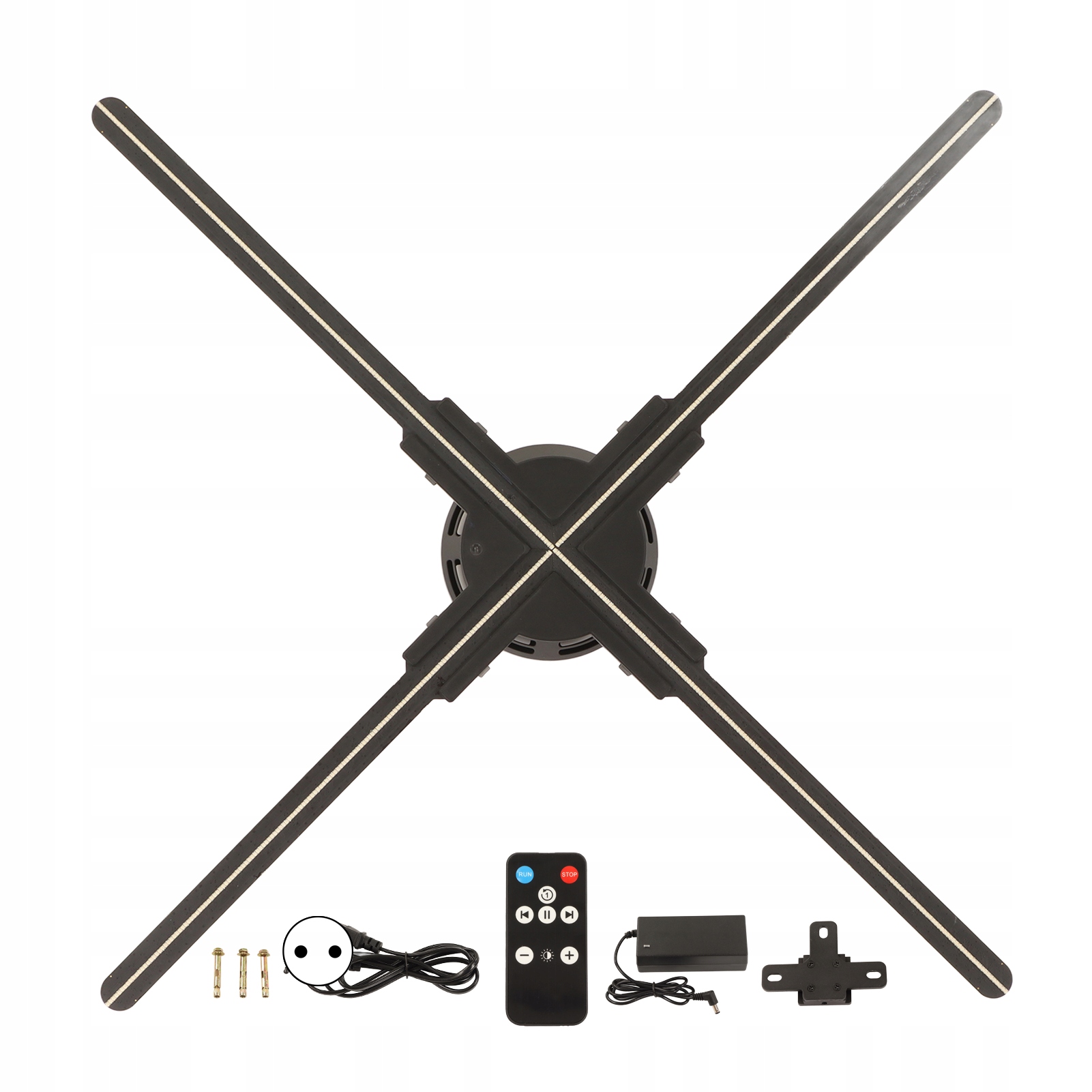 Projektor z hologramem 3D 520x520 mm 624 LED 2000x624 72 W 100-240 V ...