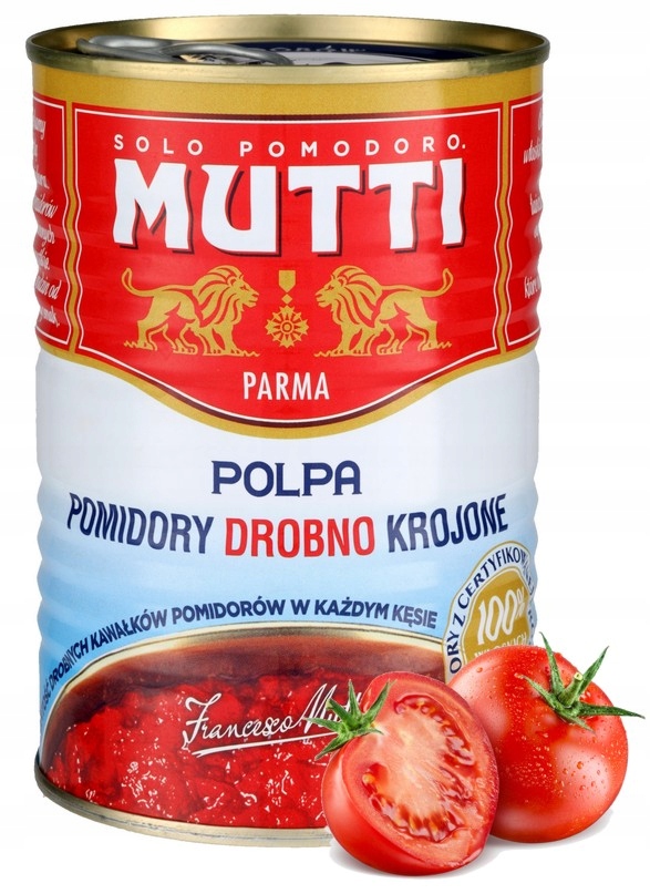 Mutti Polpa Pomidory Drobno Krojone 400g (80042556) • Cena, Opinie ...