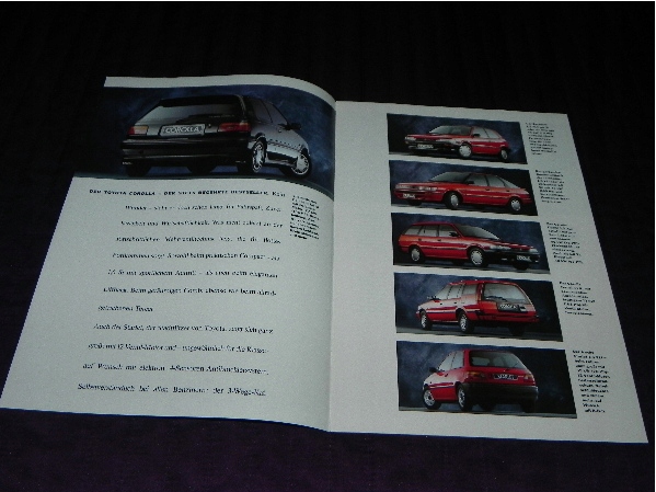 Toyota program cała gama - 1992 (17092542684) | Książka Allegro