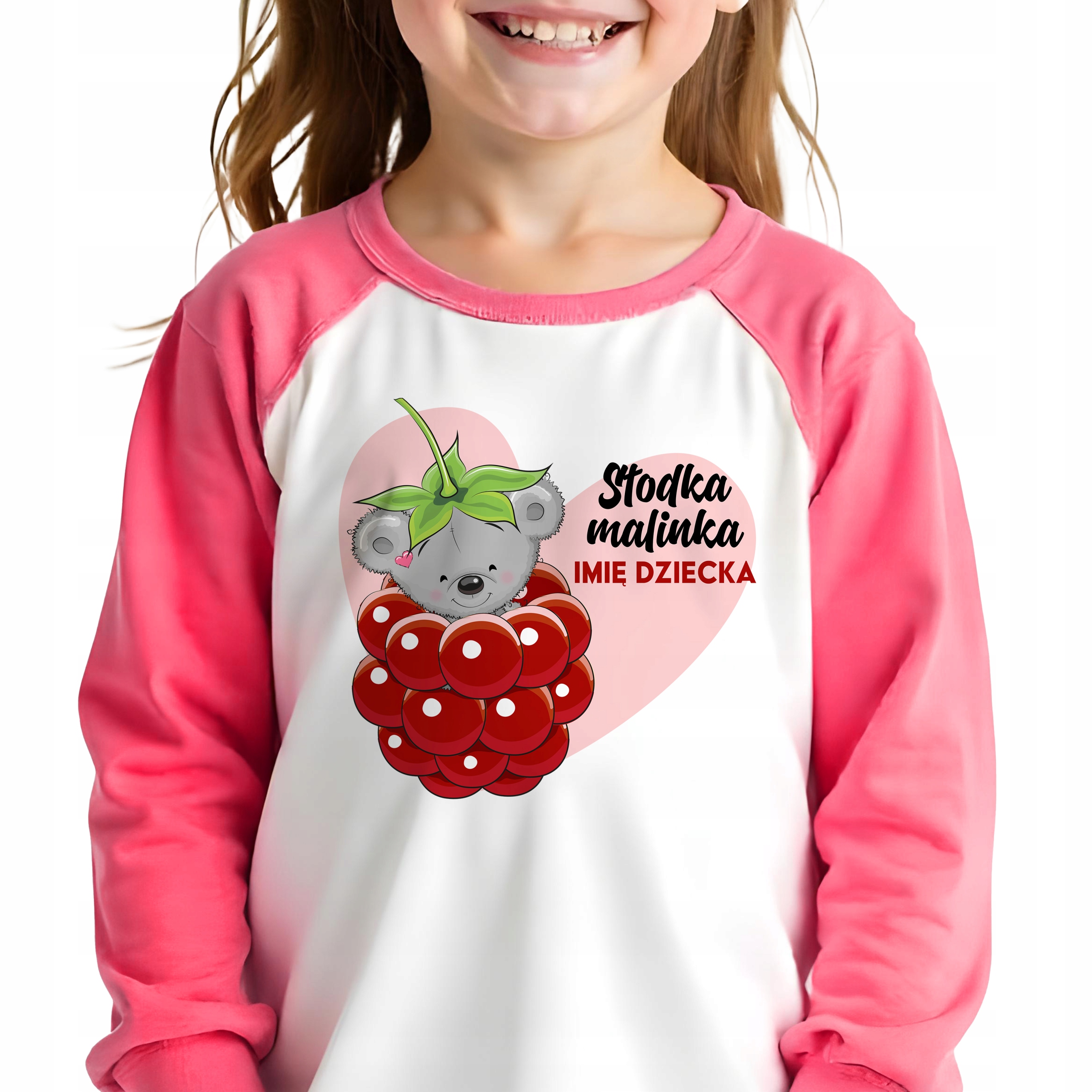 GYERMEK PIZSAMA MÁLNA SZÍNŰ ÉDES MÁLNA NÉVRE SZÓLÓ AJÁNDÉK GYEREKNEK SLÁGER 128cm, • Ár ...